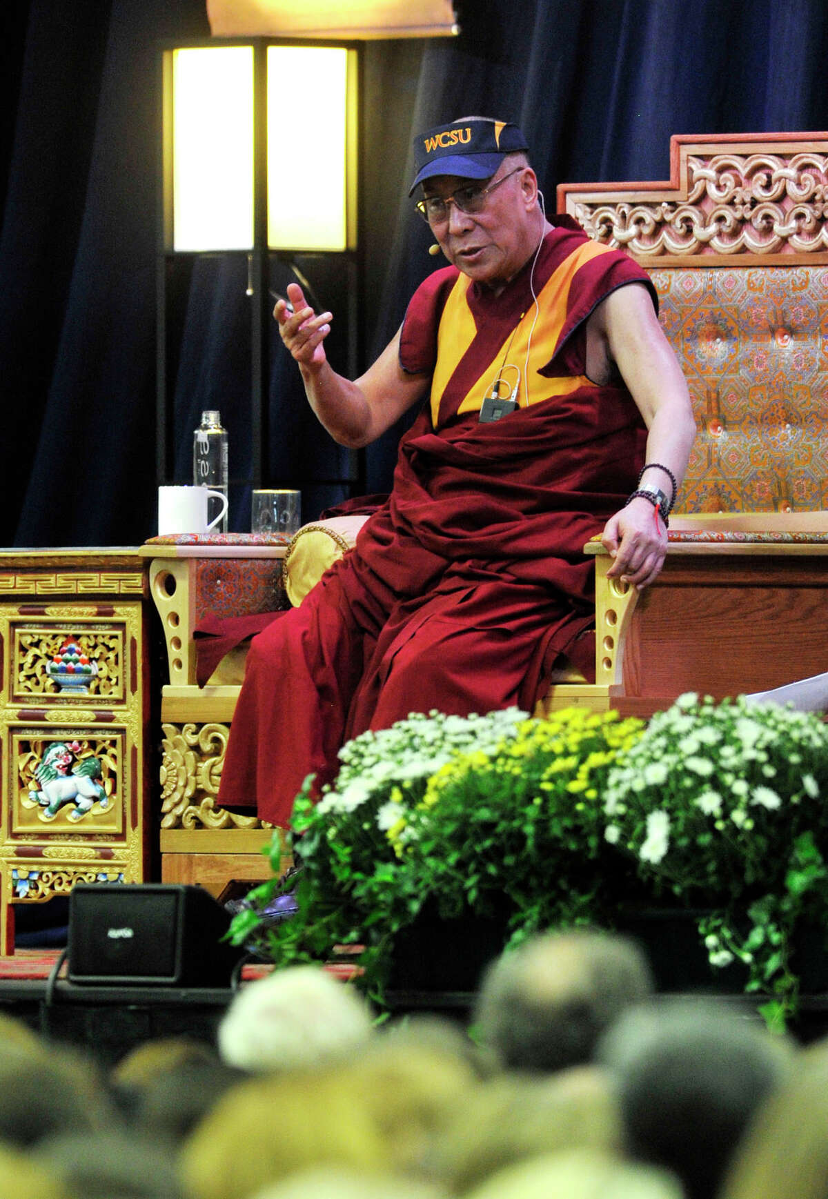 Dalai Lama speaks in Danbury of peace