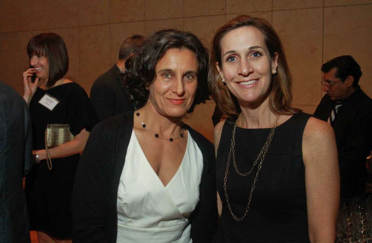 Mingling before the Texas Contemporary Art Fair