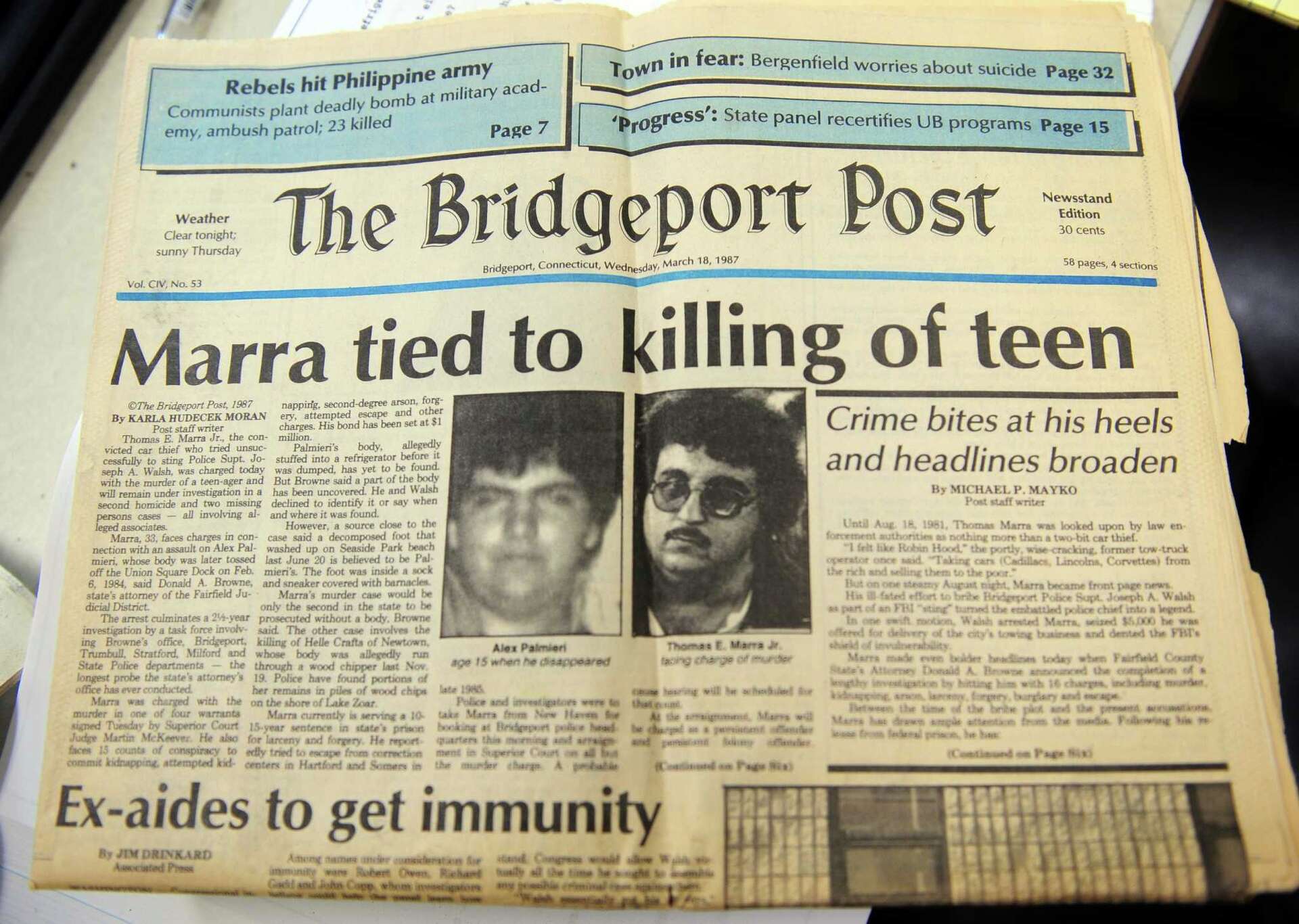 Bridgeport gangster Tommy Marra, serving life for murder, dies at 72