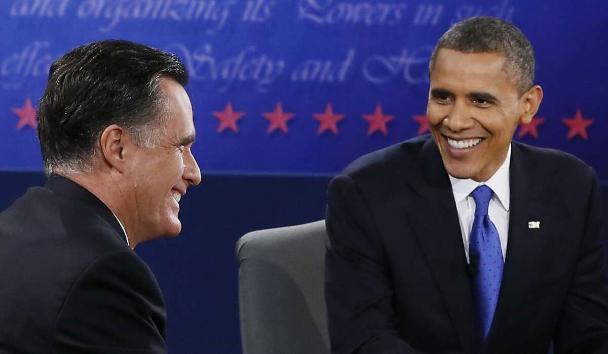 Obama feisty, Romney subdued in debate