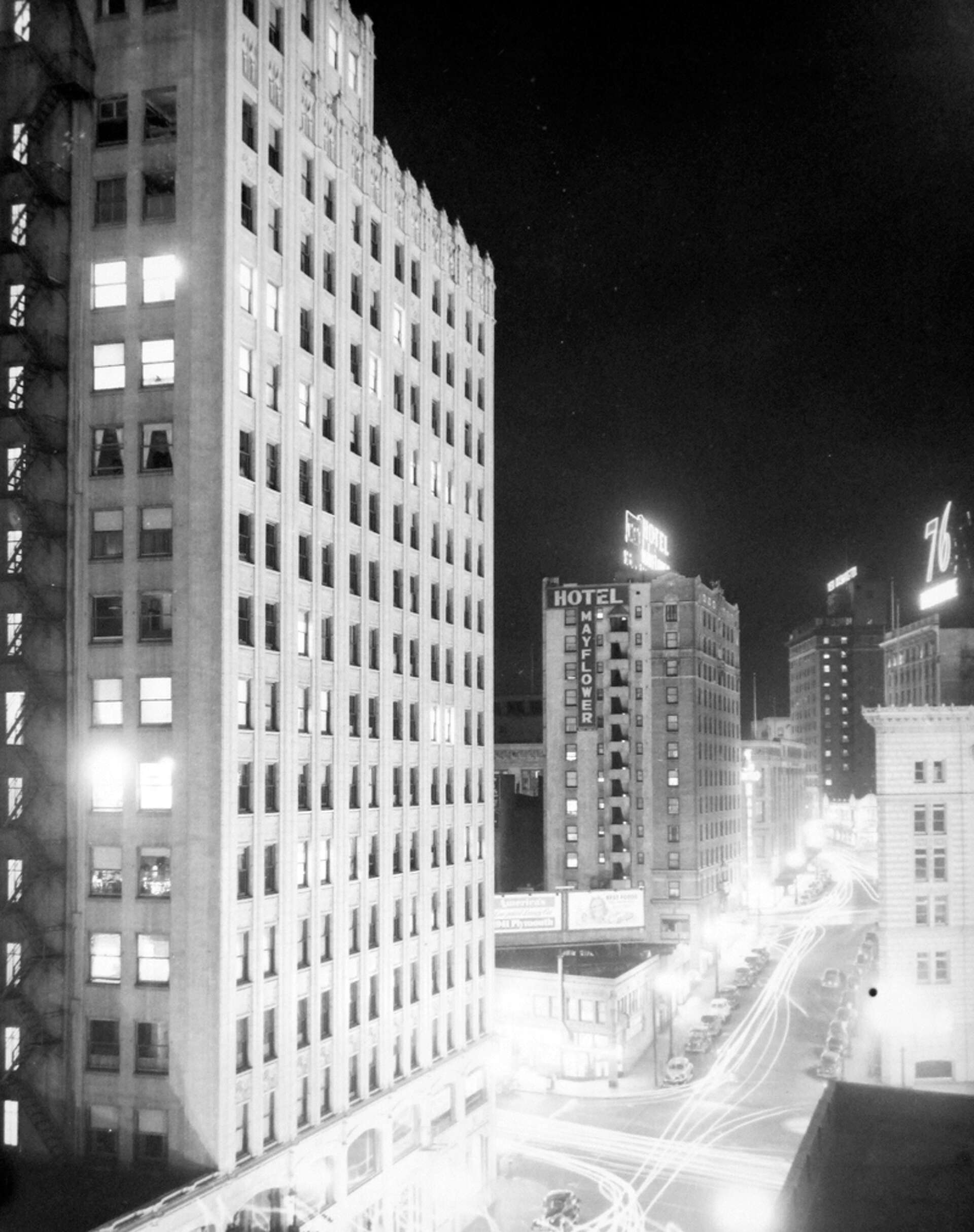 Seattle during World War II blackouts