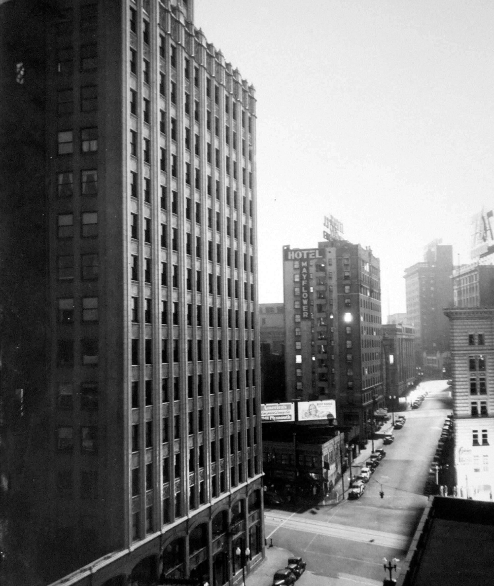 Seattle during World War II blackouts