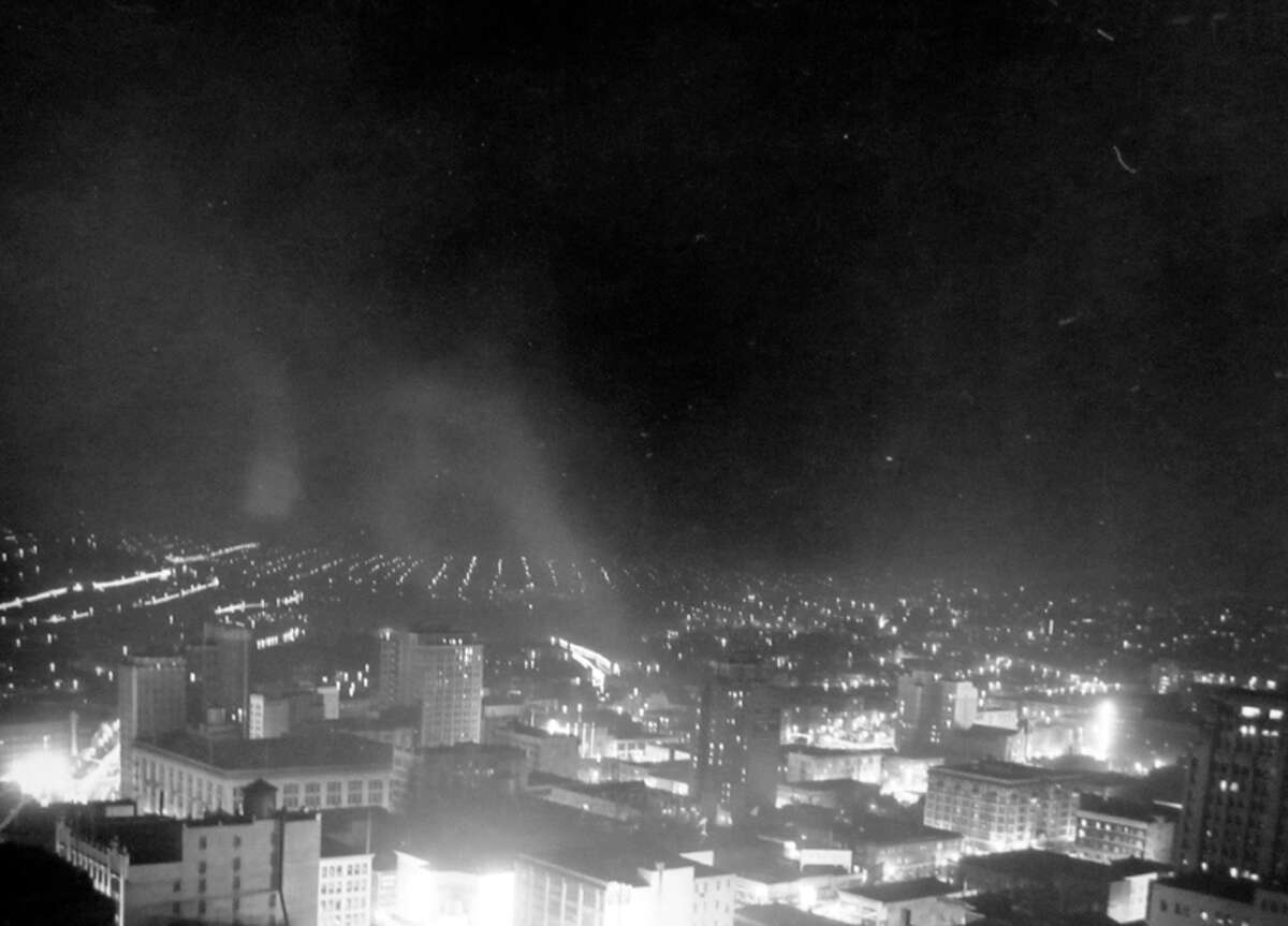 Seattle during World War II blackouts