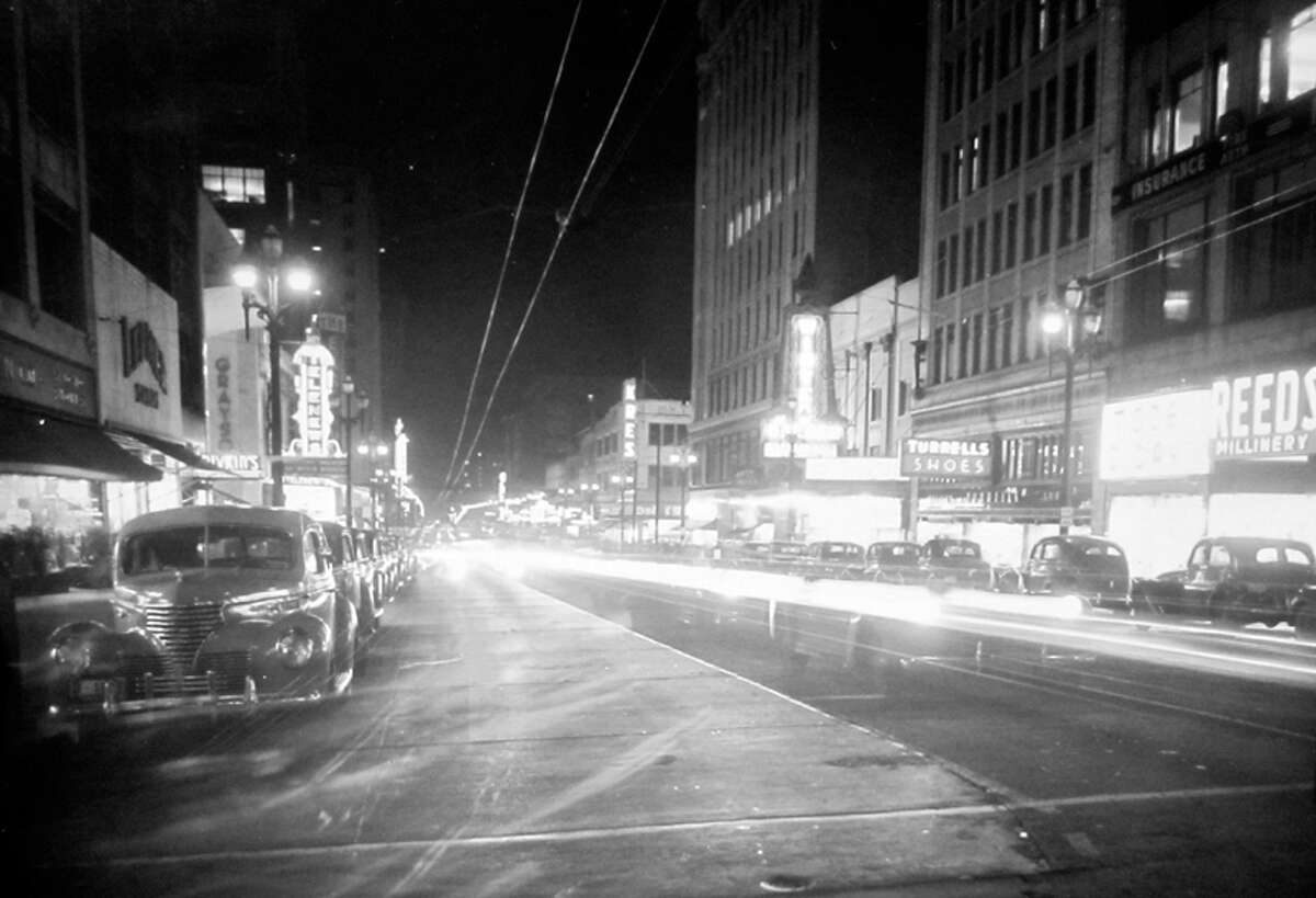 Seattle during World War II blackouts
