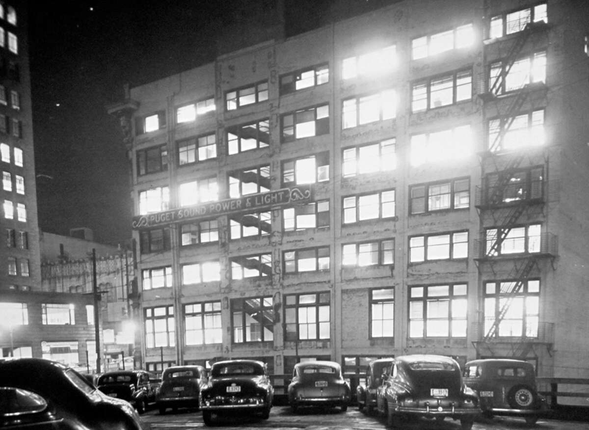 Seattle during World War II blackouts