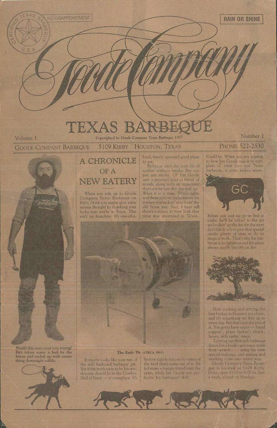 Restaurant founder Goode, 71, made his brand a Houston classic