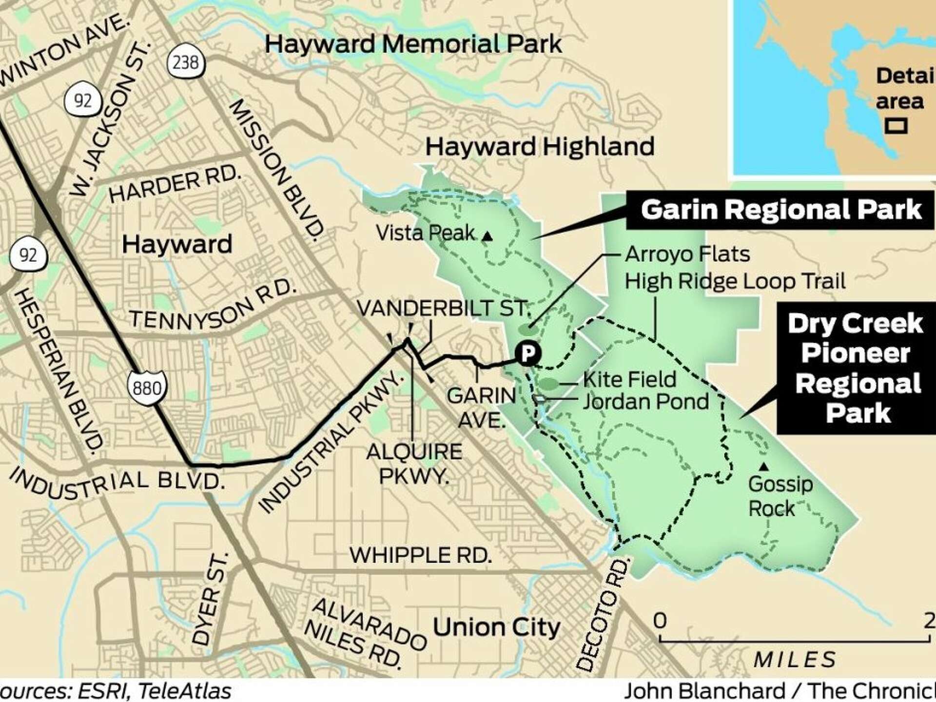 Garin Regional Park Sunday drive