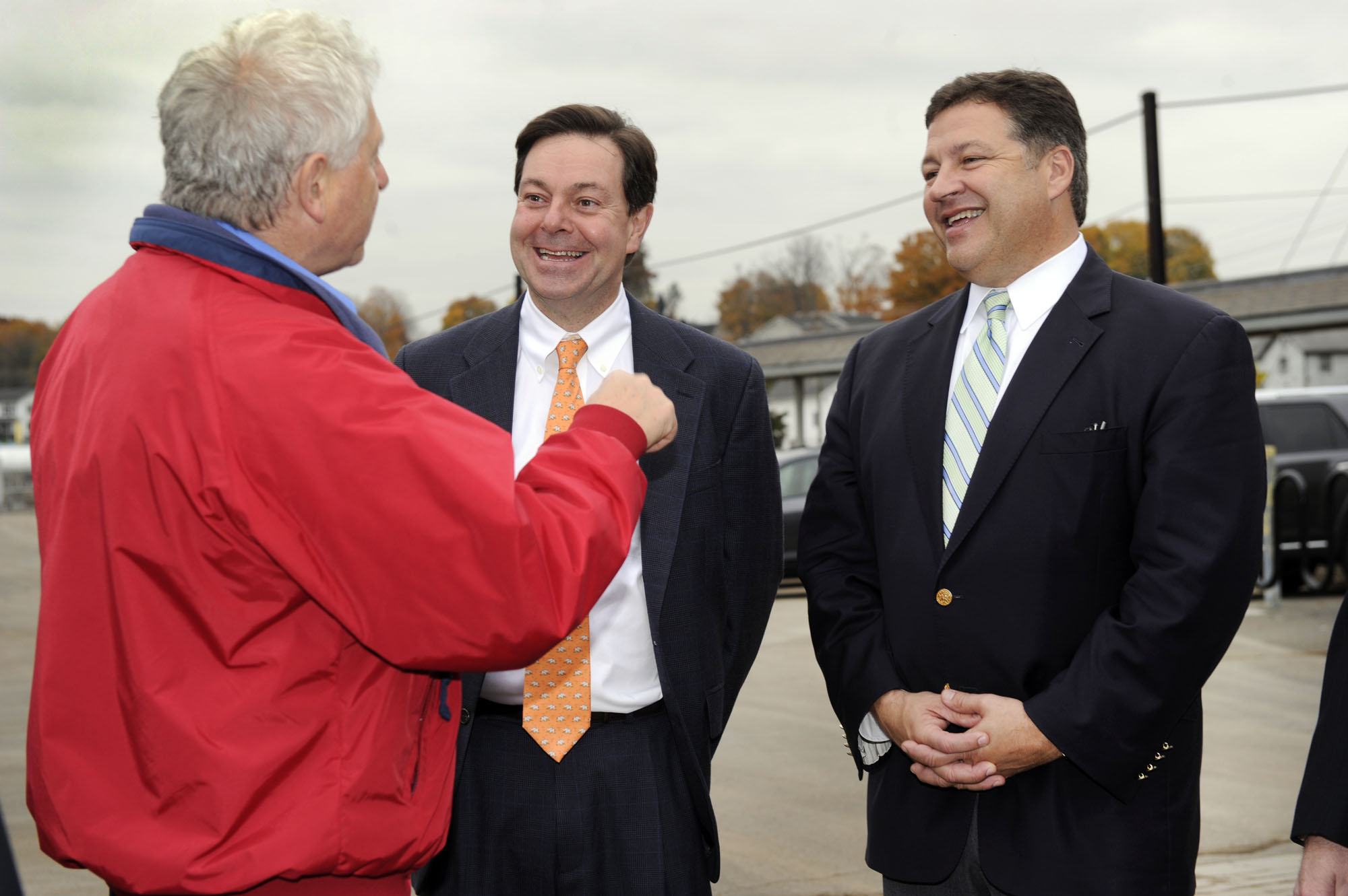 Shuster stumps for Roraback in Danbury