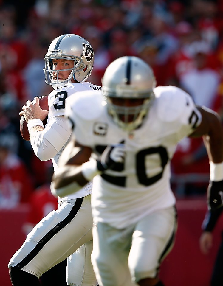 Raiders at home on road in Kansas City