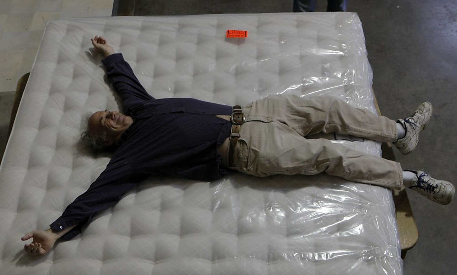 McRoskey mattress jumping is serious work