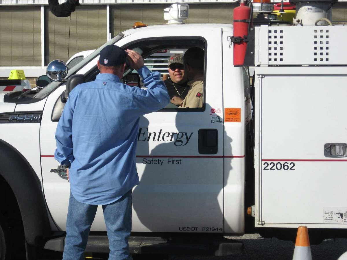 Entergy sends crews to storm zone