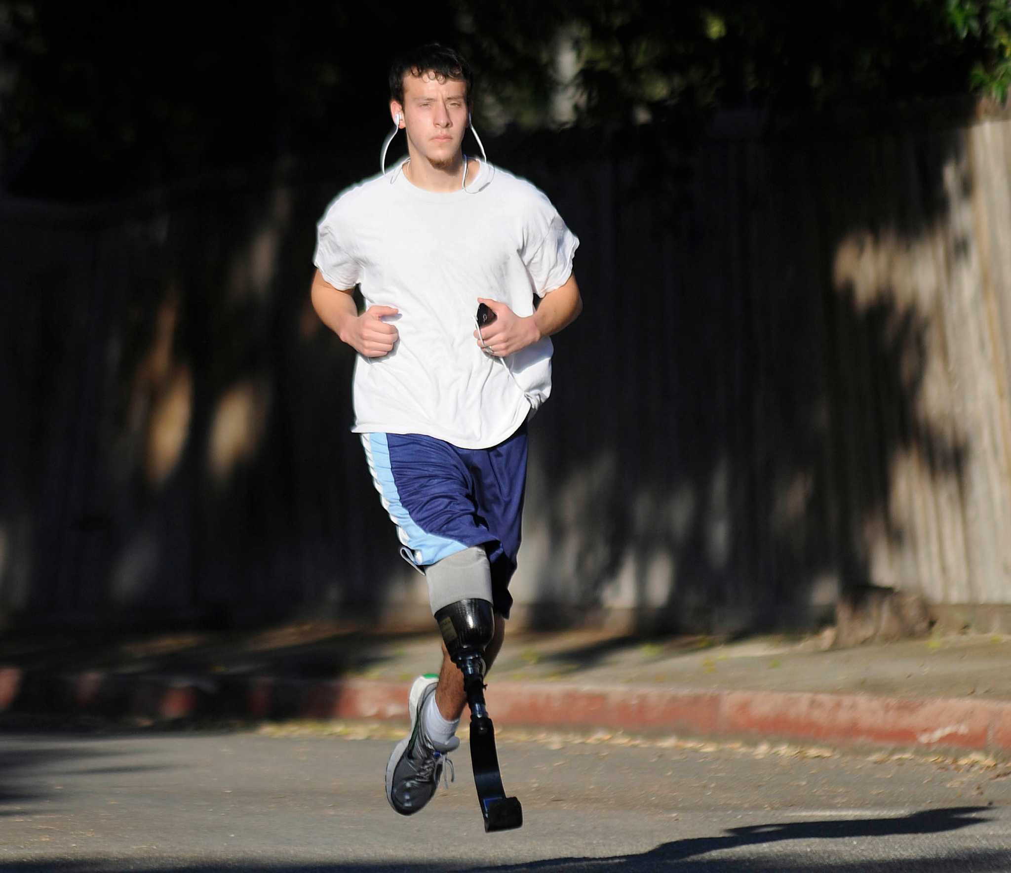 Amputee inspires audiences with story