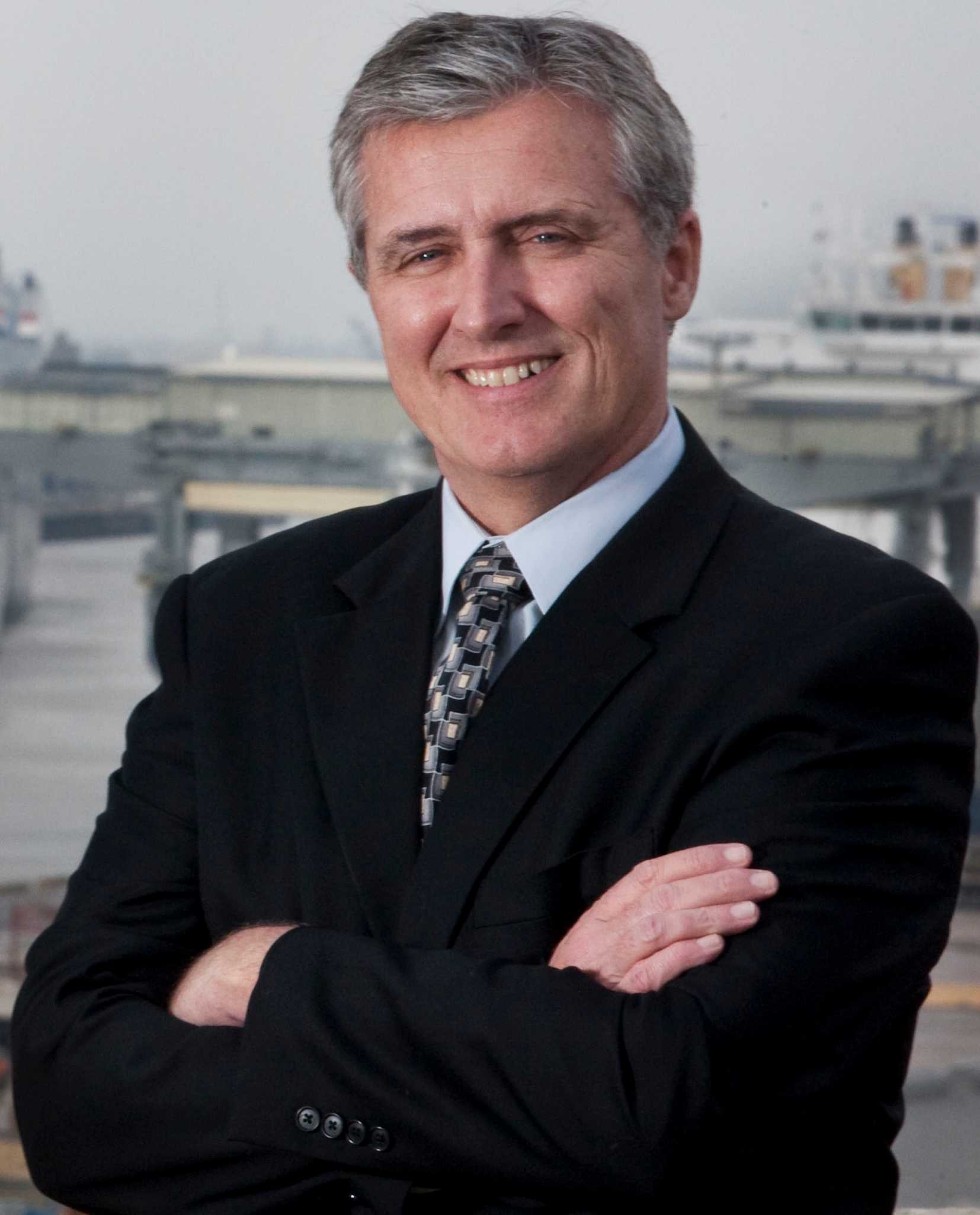 Top level at Port of Houston sliced in half