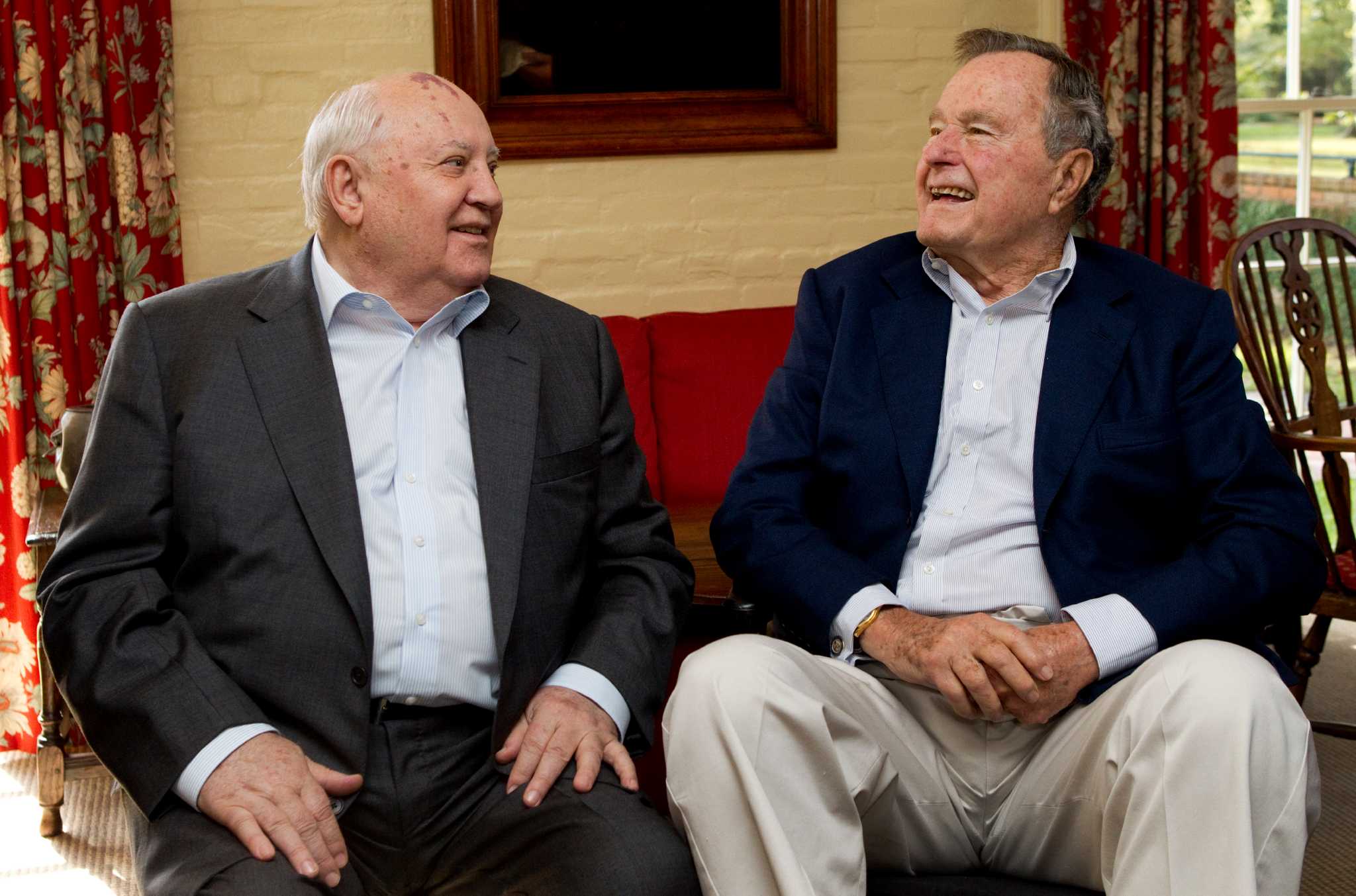 Bush and Gorbachev together again