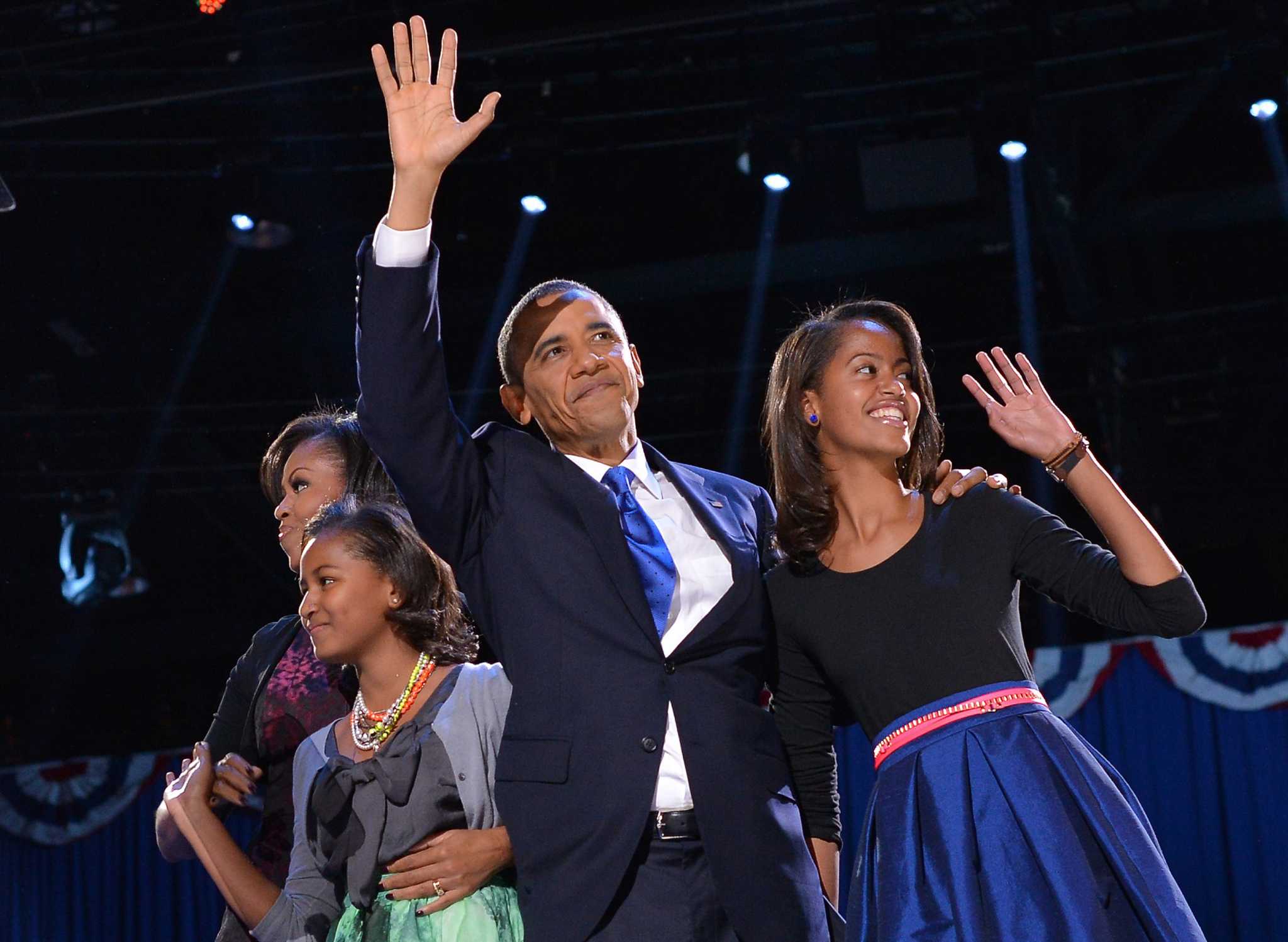 The Obamas through the years