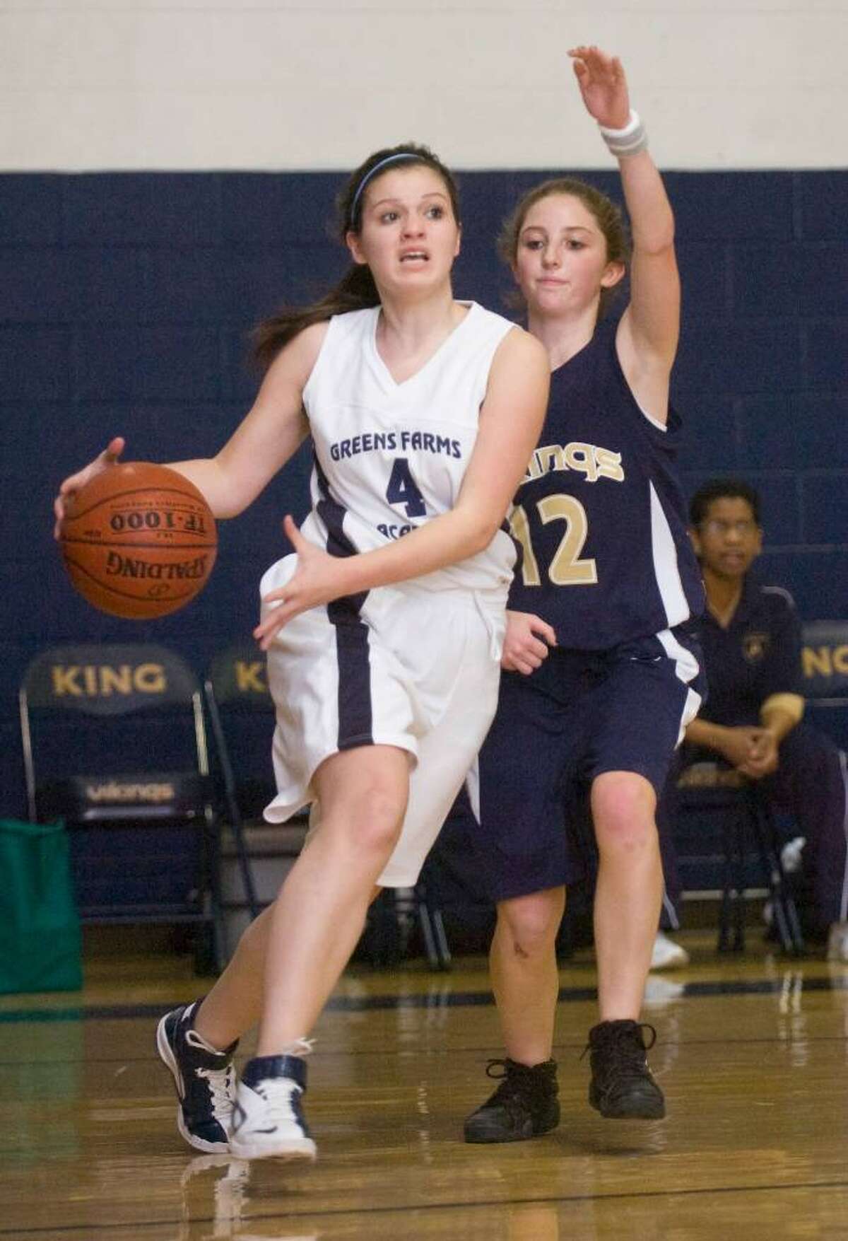 King routs GFA in girls basketball