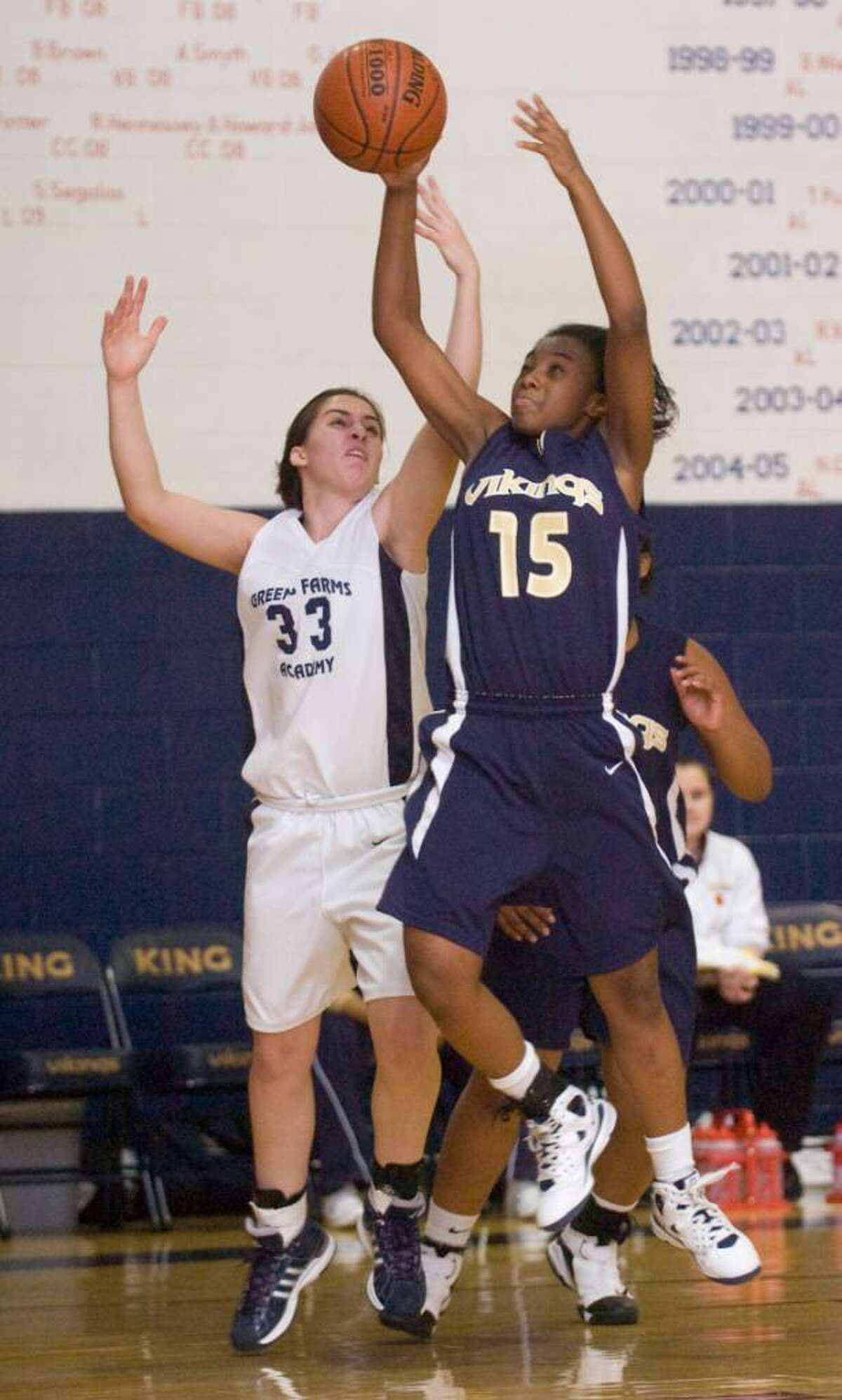 King routs GFA in girls basketball