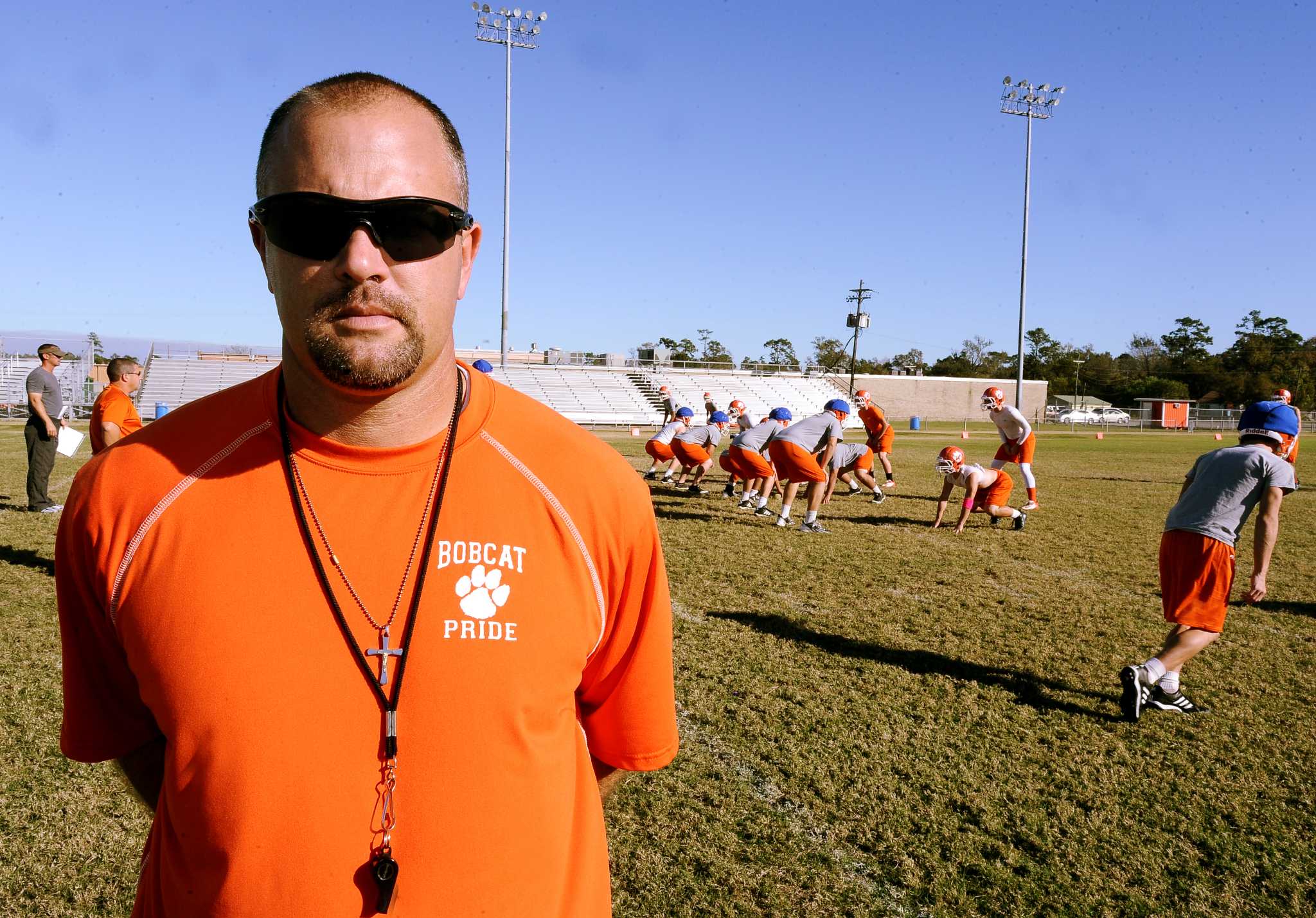 Orangefield coach faces former school with playoff spot at stake