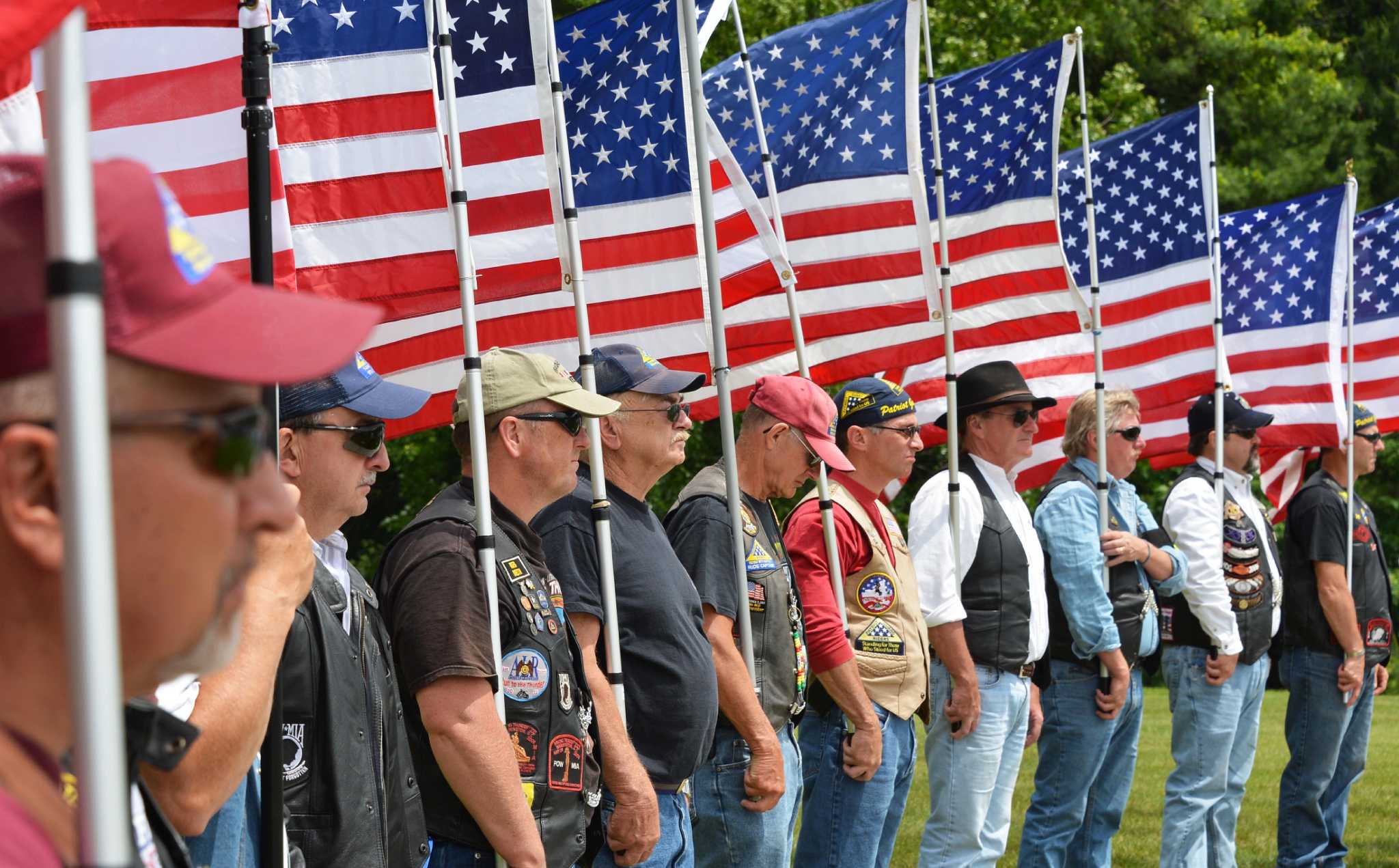 A numercial snapshot of veterans on their day