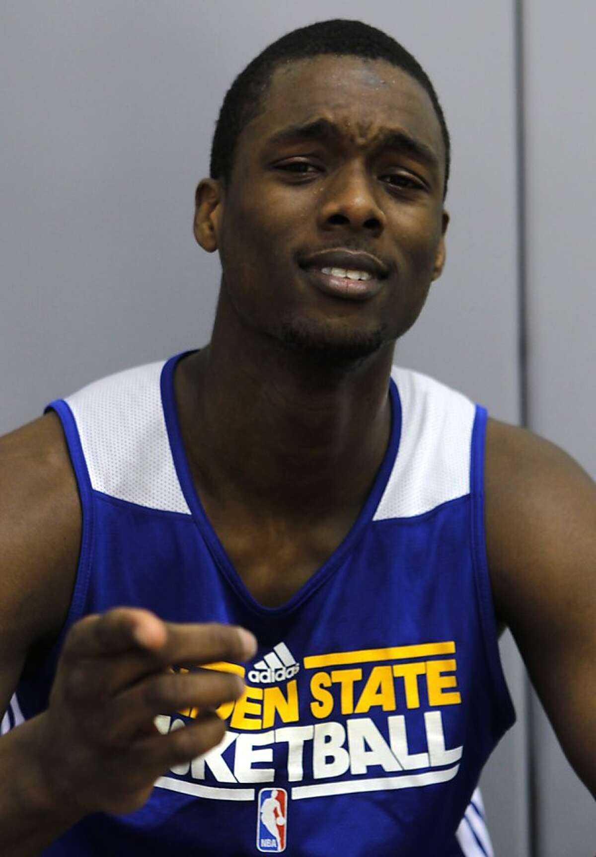 Warriors' Barnes keeps game face on