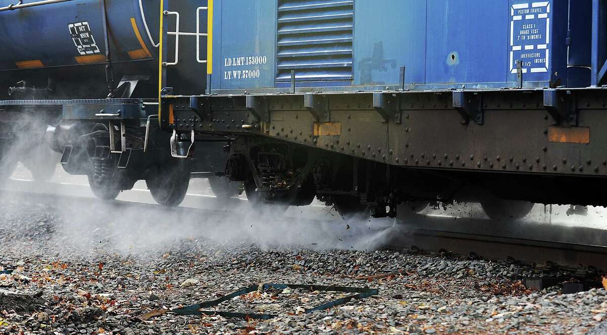 Leaves foul morning rail commute