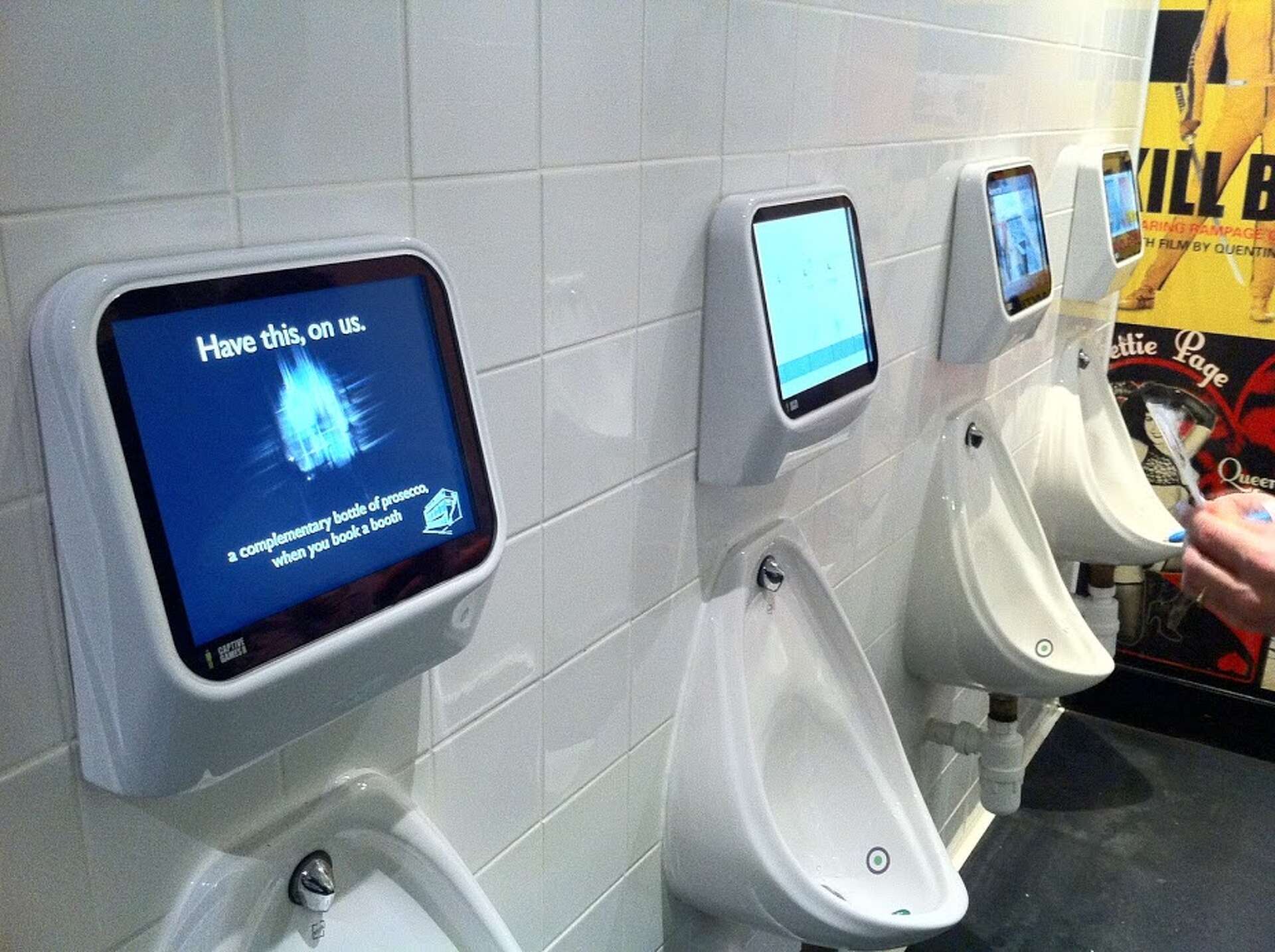 Pee-controlled games may be coming to a urinal near you