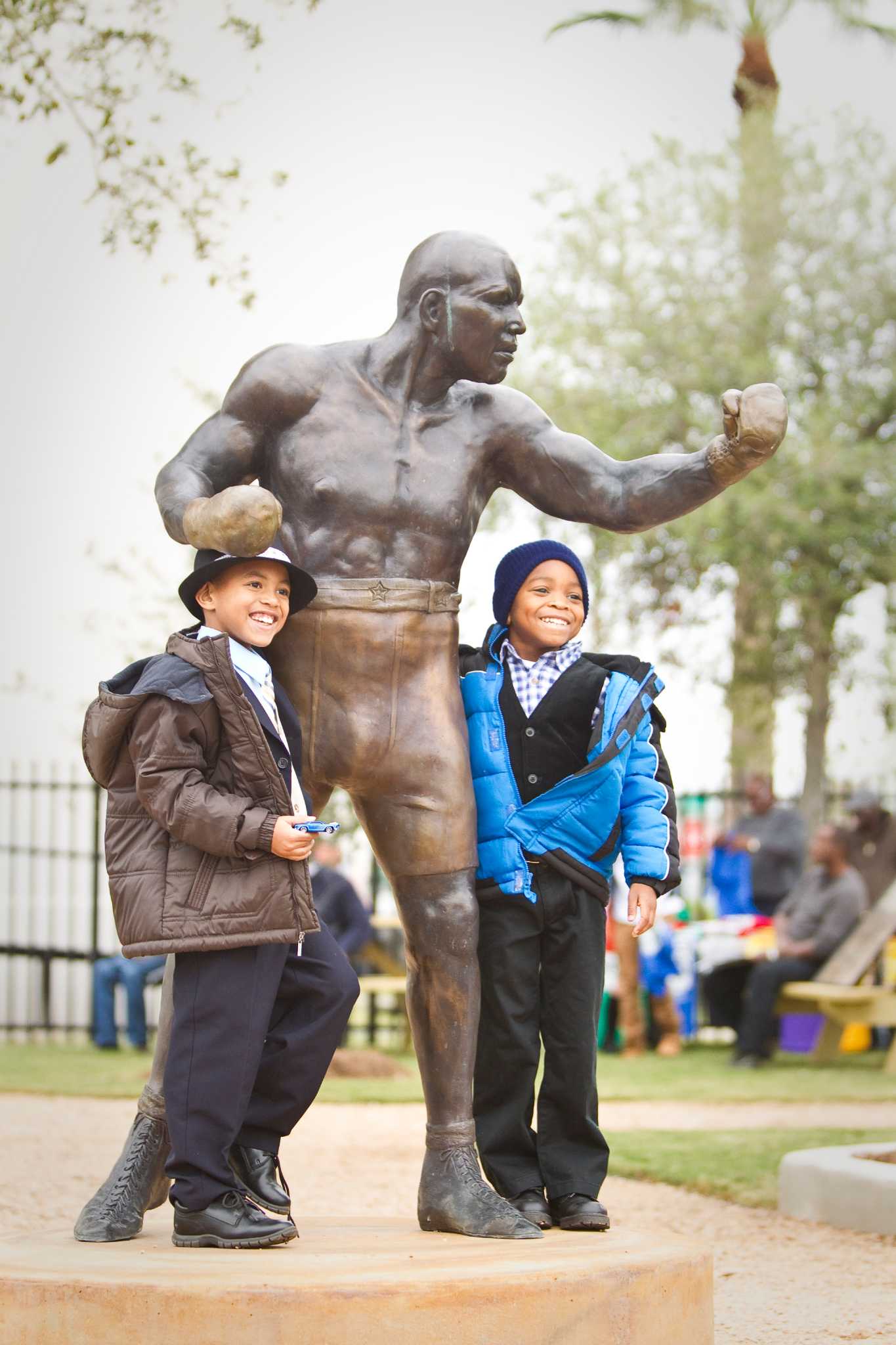 Boxing Champion Jack Johnson Statue Dedication