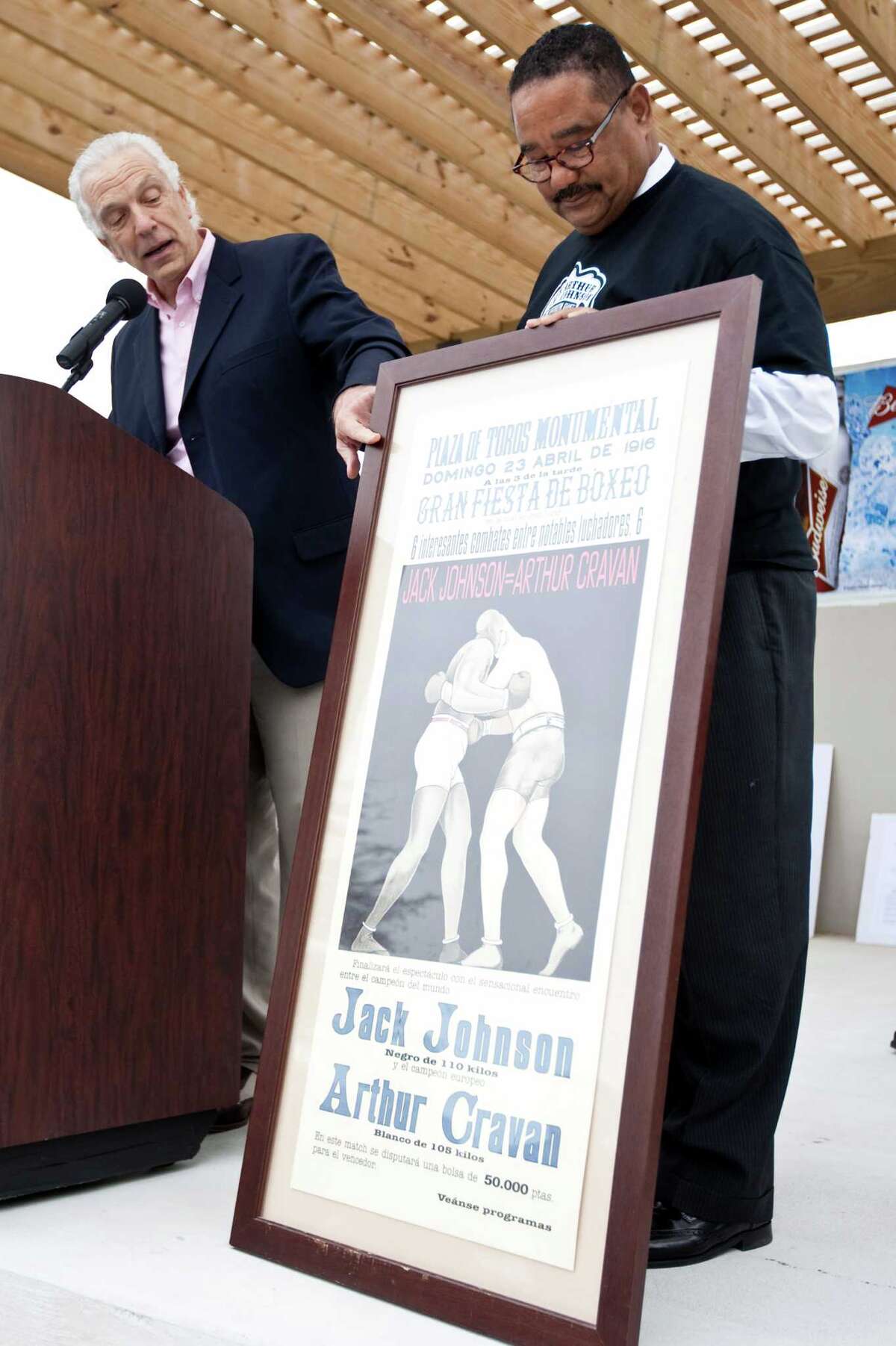 Boxing Champion Jack Johnson Statue Dedication