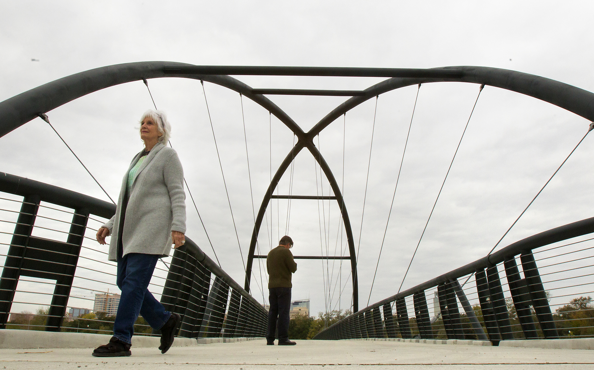 A bridge to somewhere opening in Hermann Park