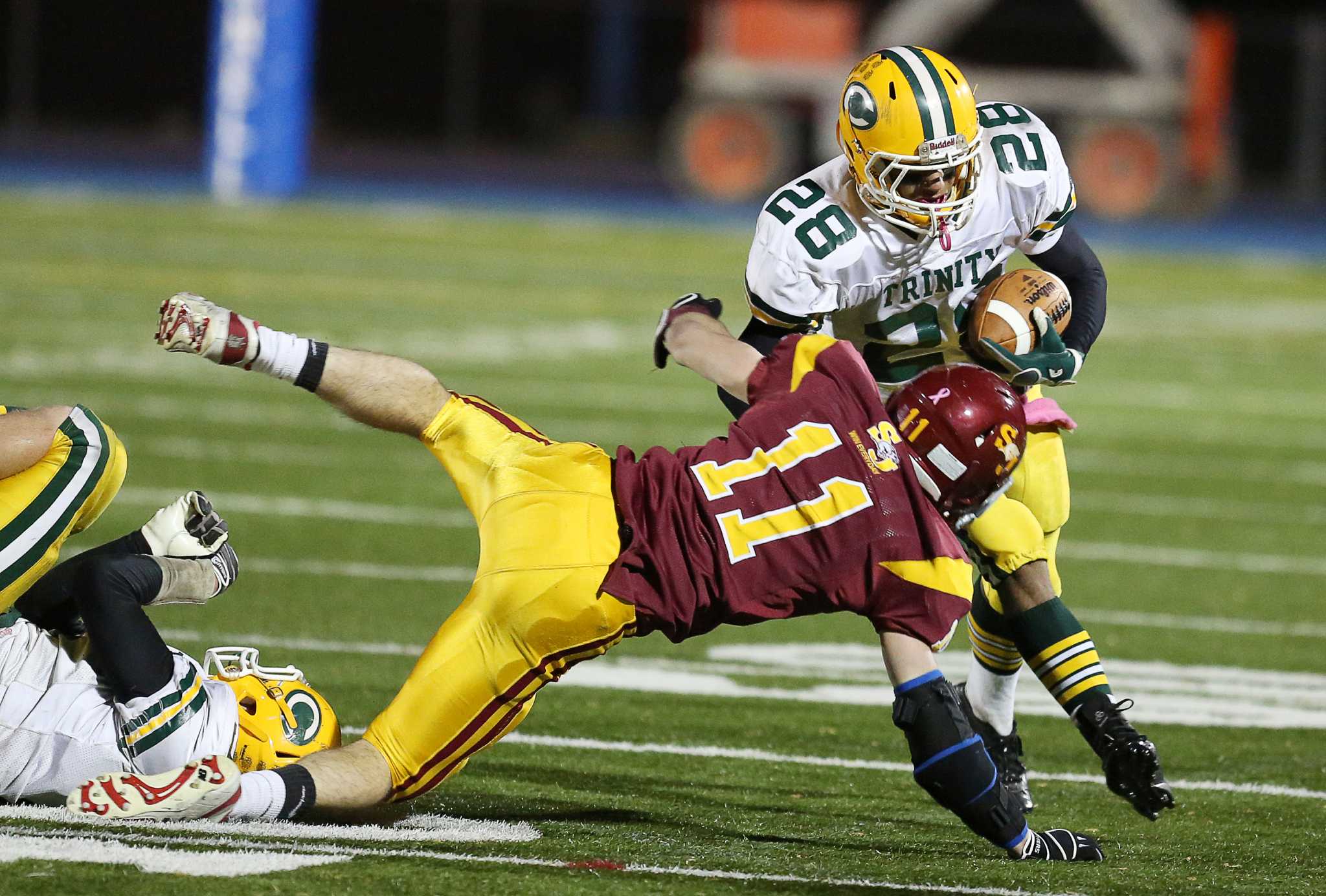 St. Joseph football crushes Trinity Catholic