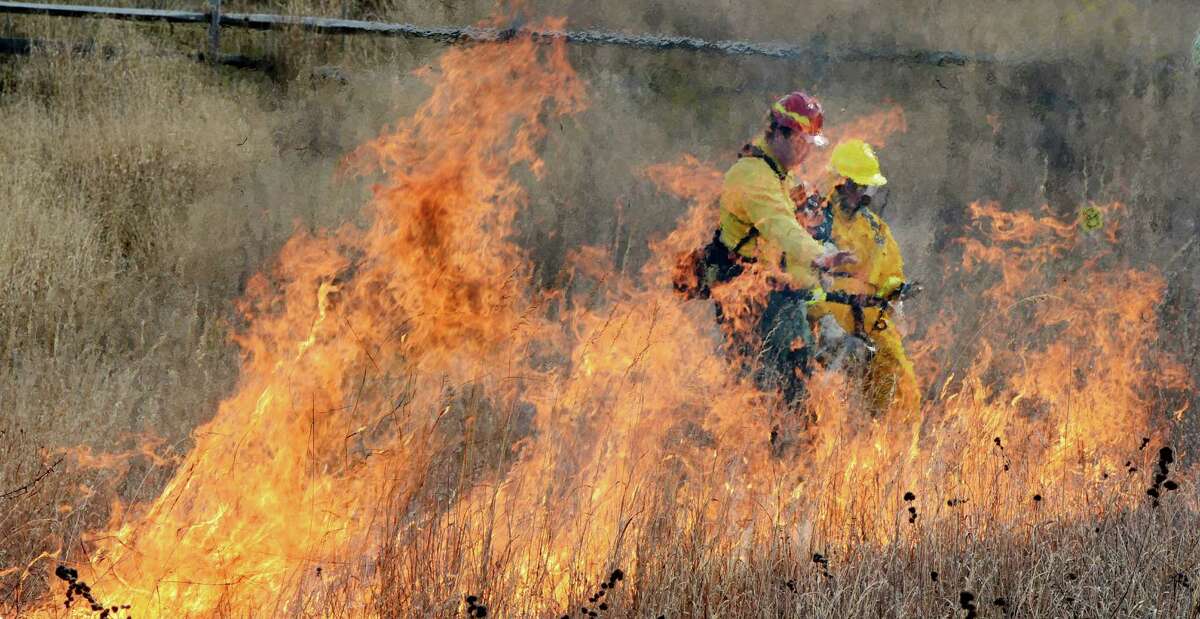 Photos: Controlled burn in Pine Bush