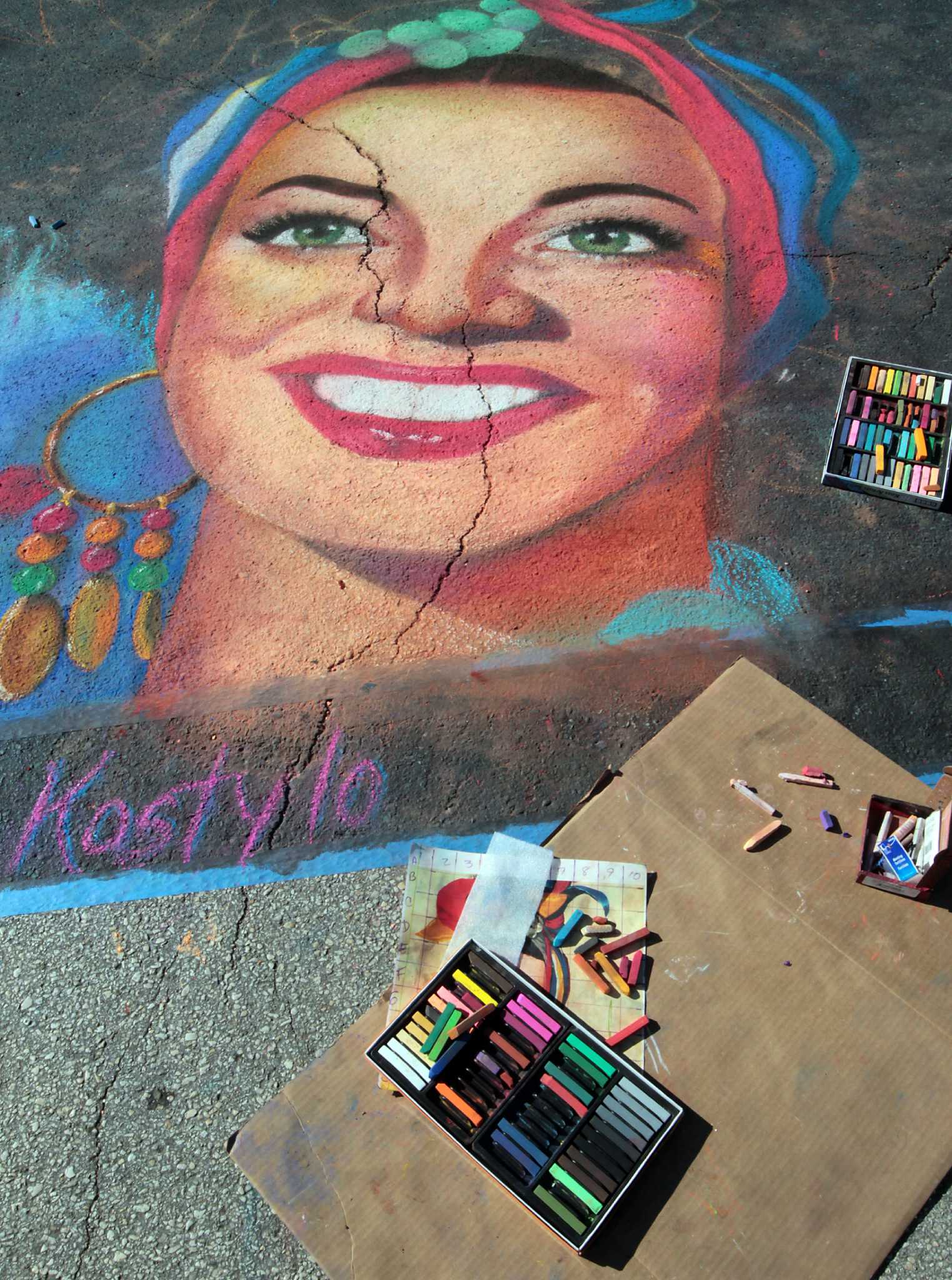 Houston's stunning sidewalk art