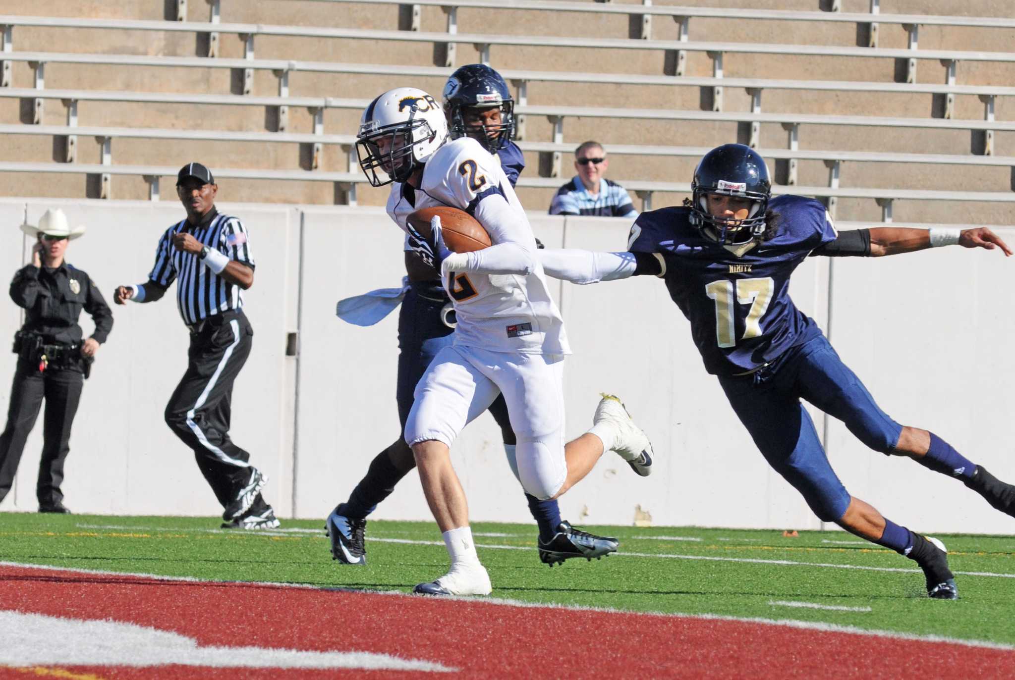 Football: Cy Ranch goes for two against Memorial