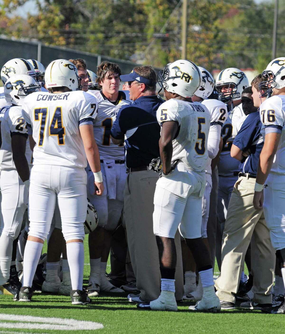 Football: Cy Ranch goes for two against Memorial