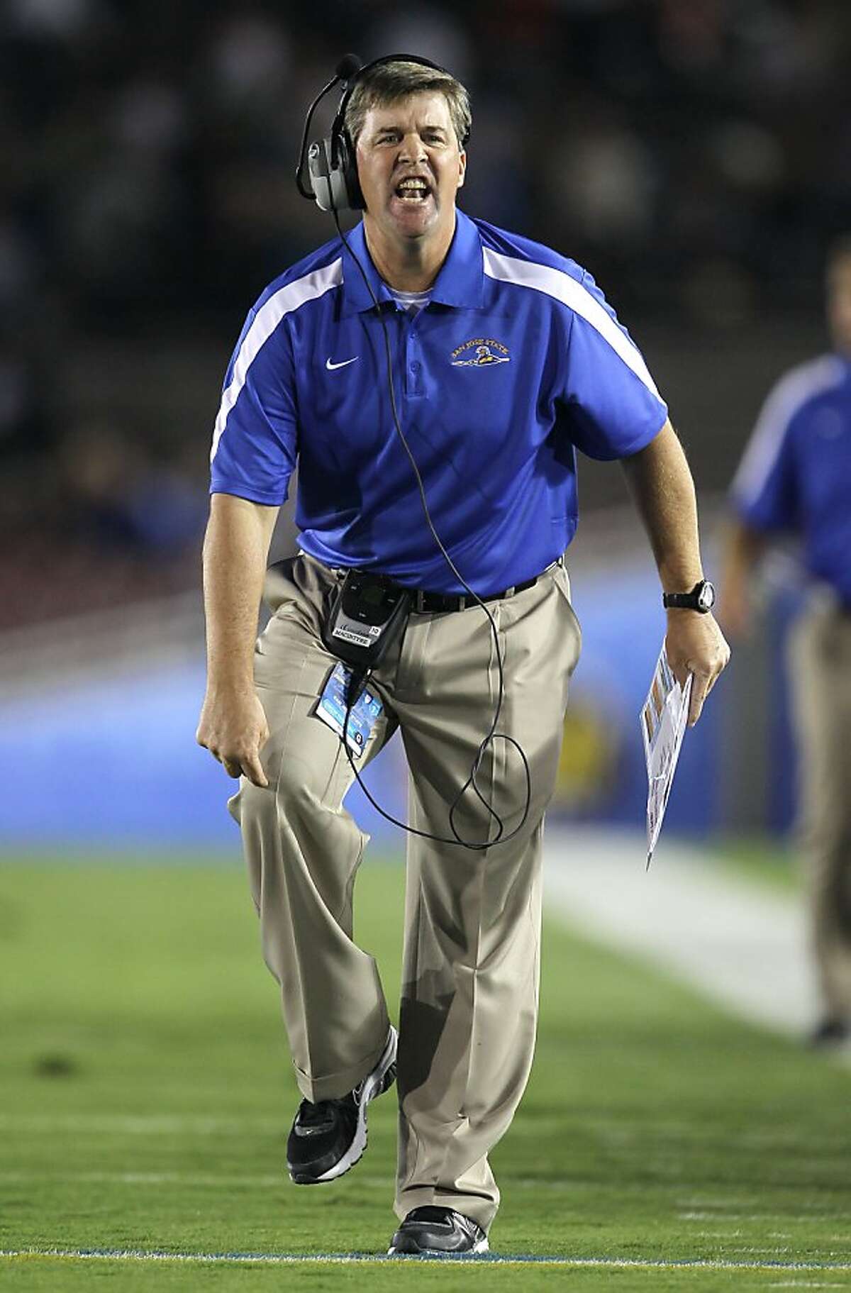 Cal fires head coach Jeff Tedford