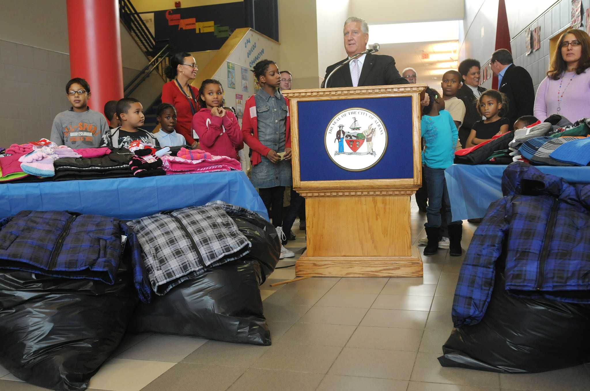 Photos: Coat drive delivers a warm feeling
