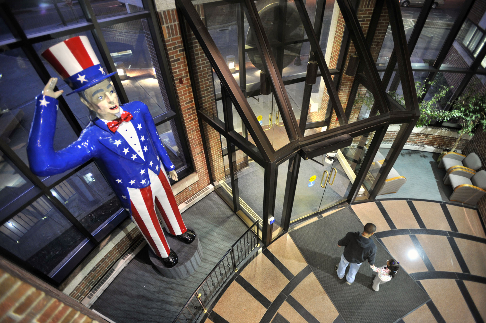 Uncle Sam stands tall in City Hall