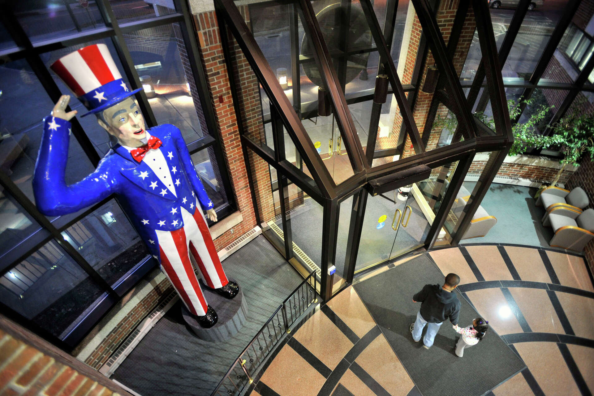 Uncle Sam stands tall in City Hall