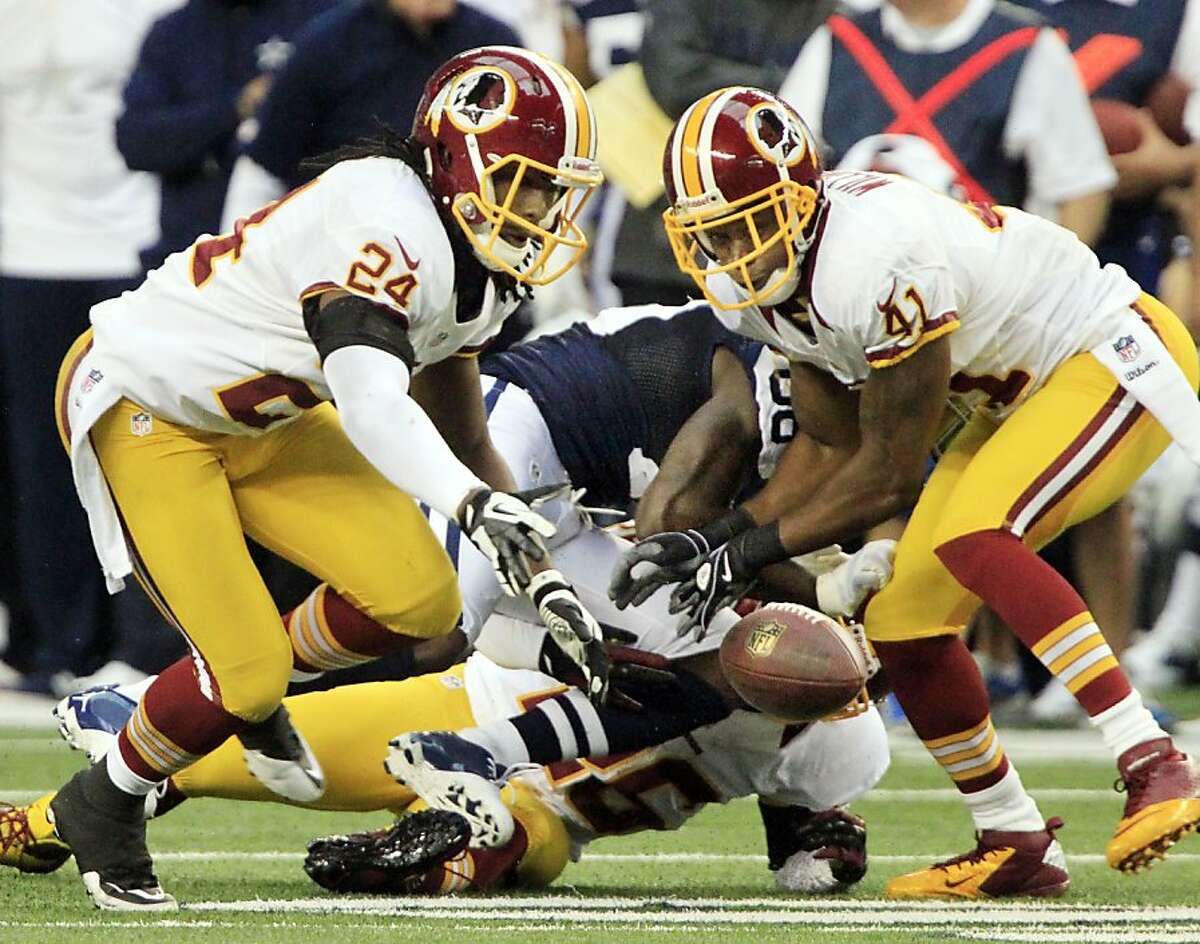 The Washington Redskins defeat the Dallas Cowboys