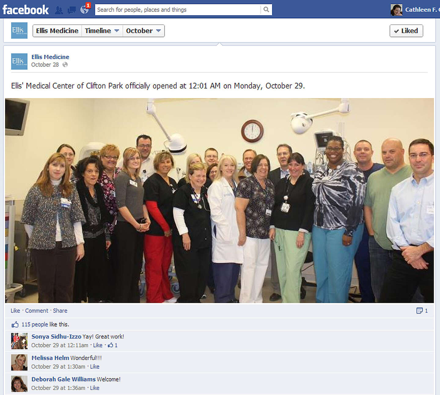 Hospitals check into social media