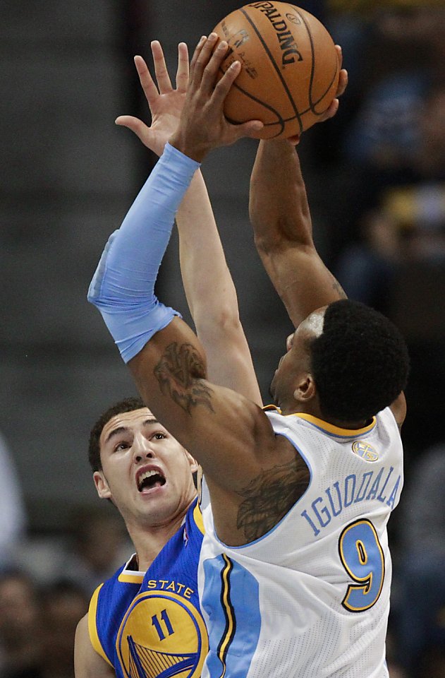 Nuggets manhandle Warriors once again