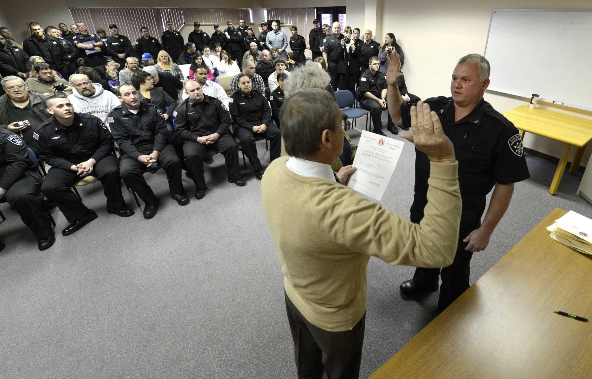 Correction officers take oath