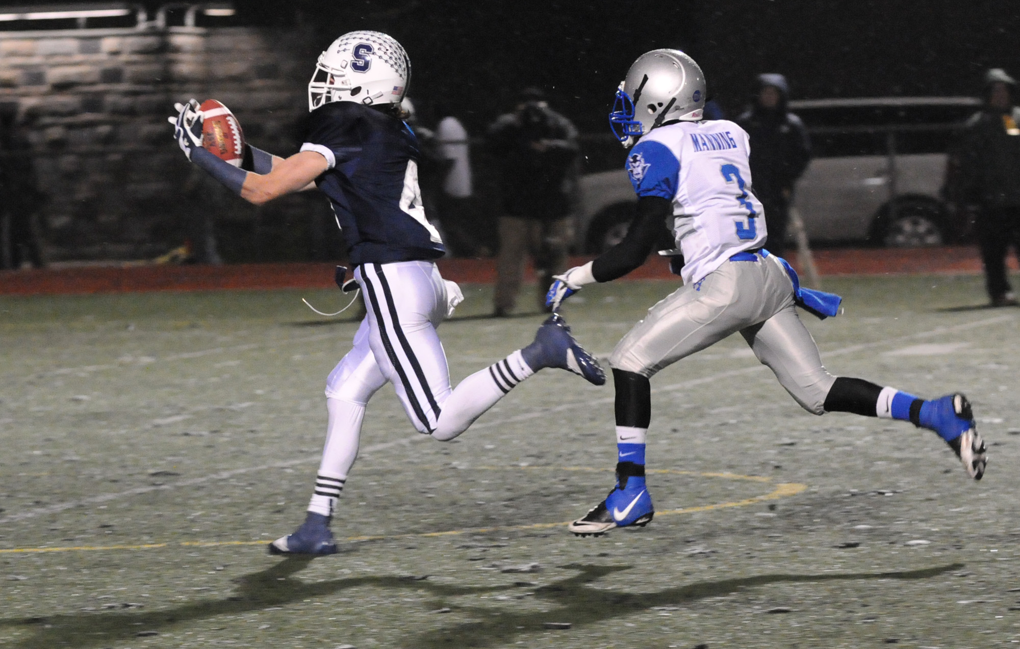 Staples football crushes West Haven