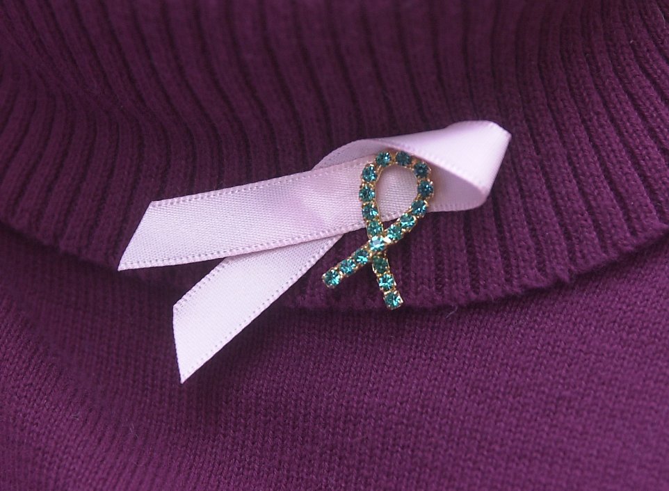 A pink-ribbon reminder