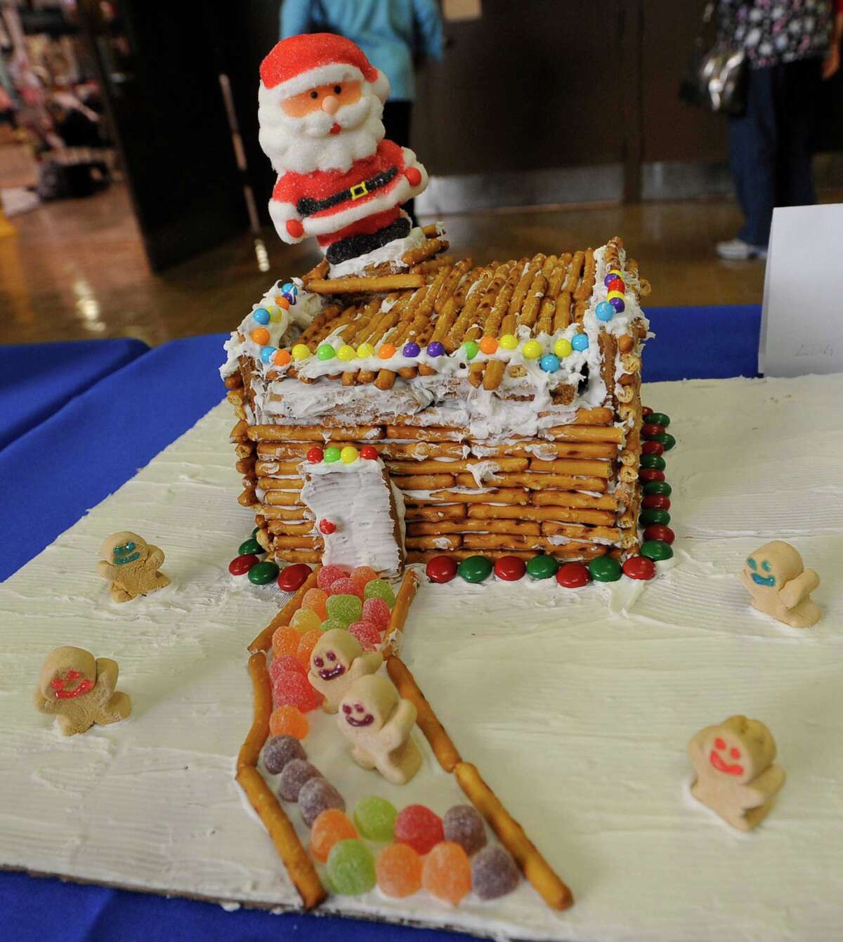 These gingerbread houses are on the auction block