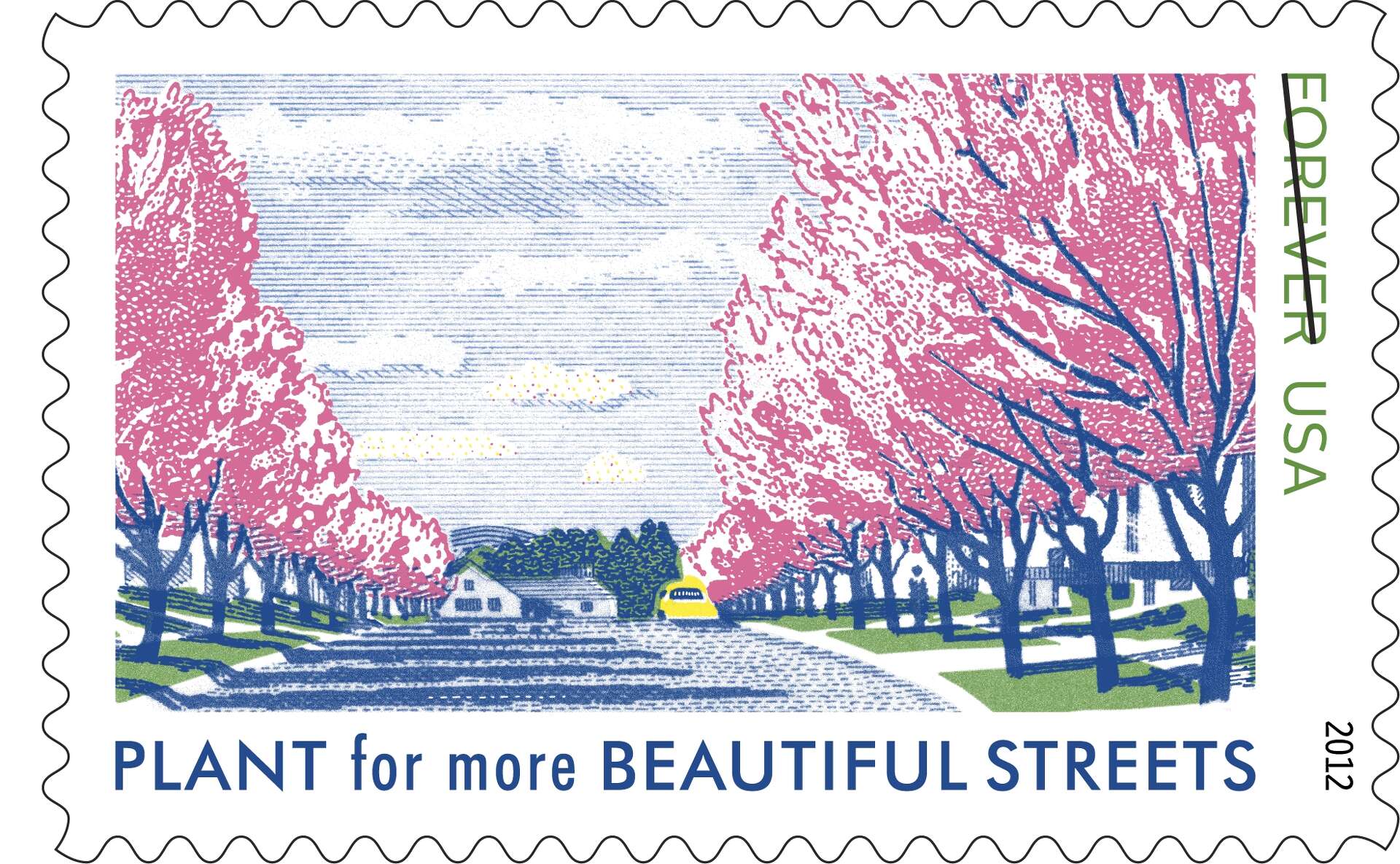 Lady Bird Johnson stamps issued today