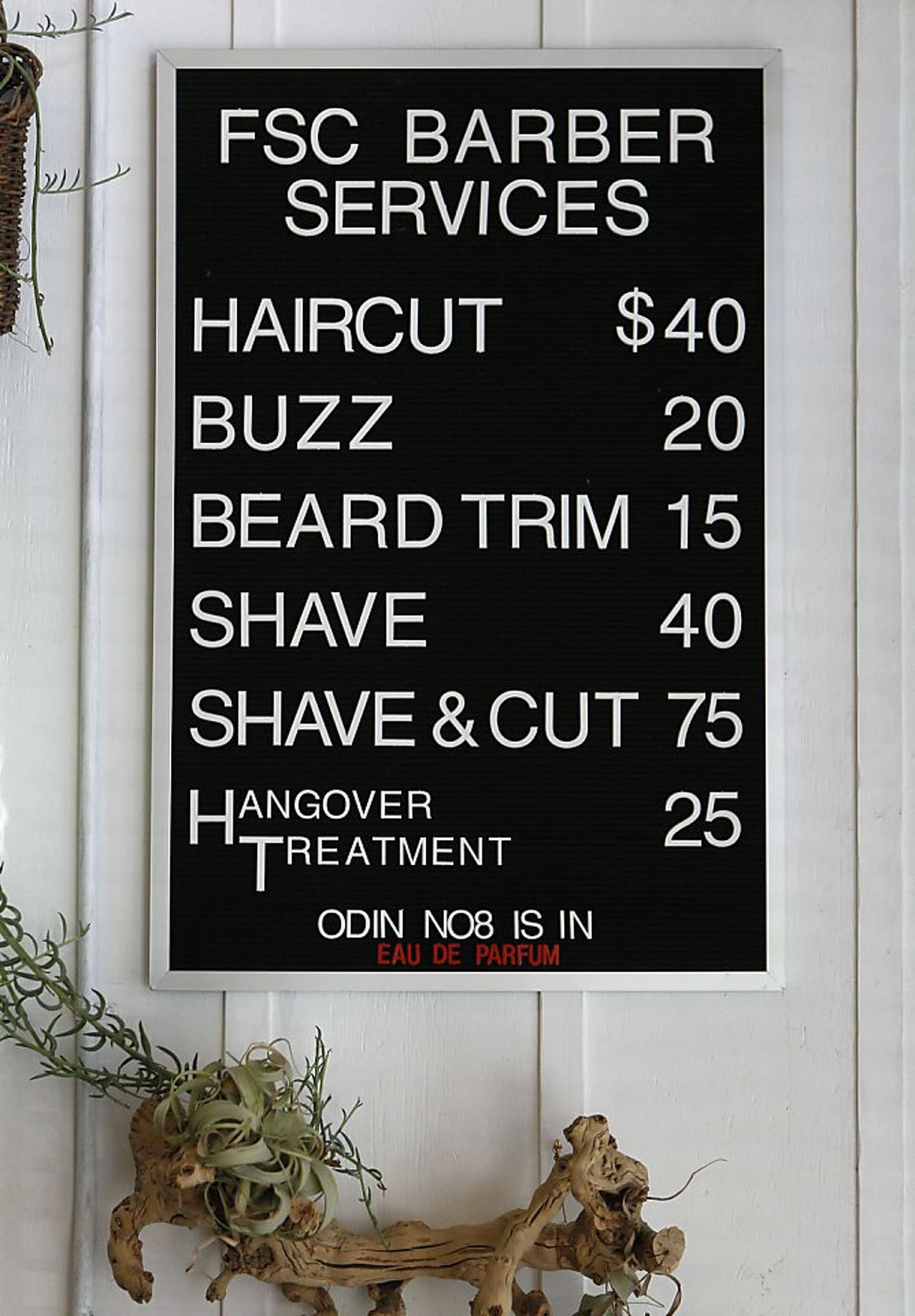 Shave and a haircut - back in vogue