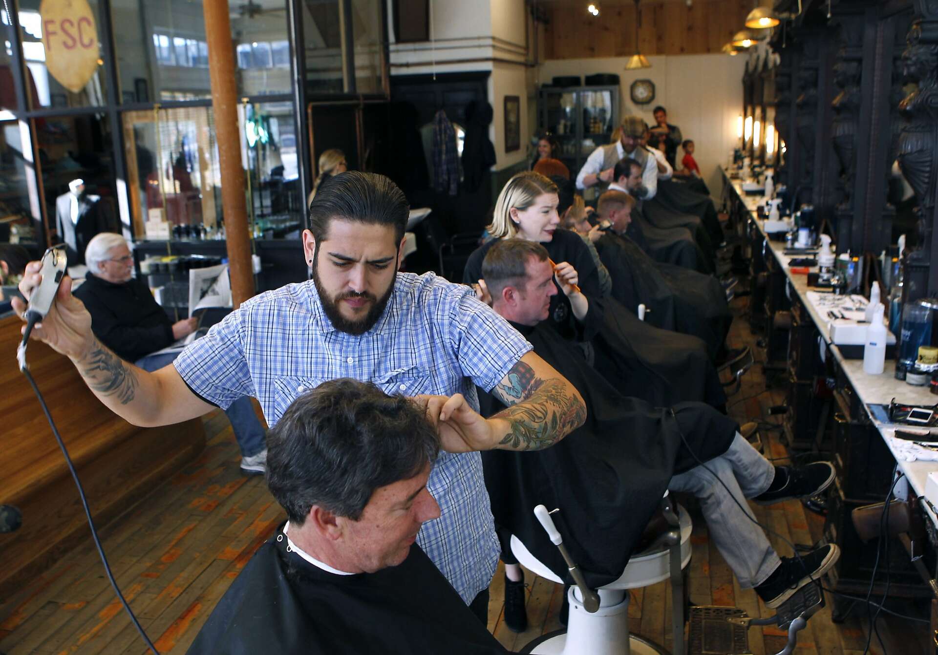 Shave and a haircut - back in vogue
