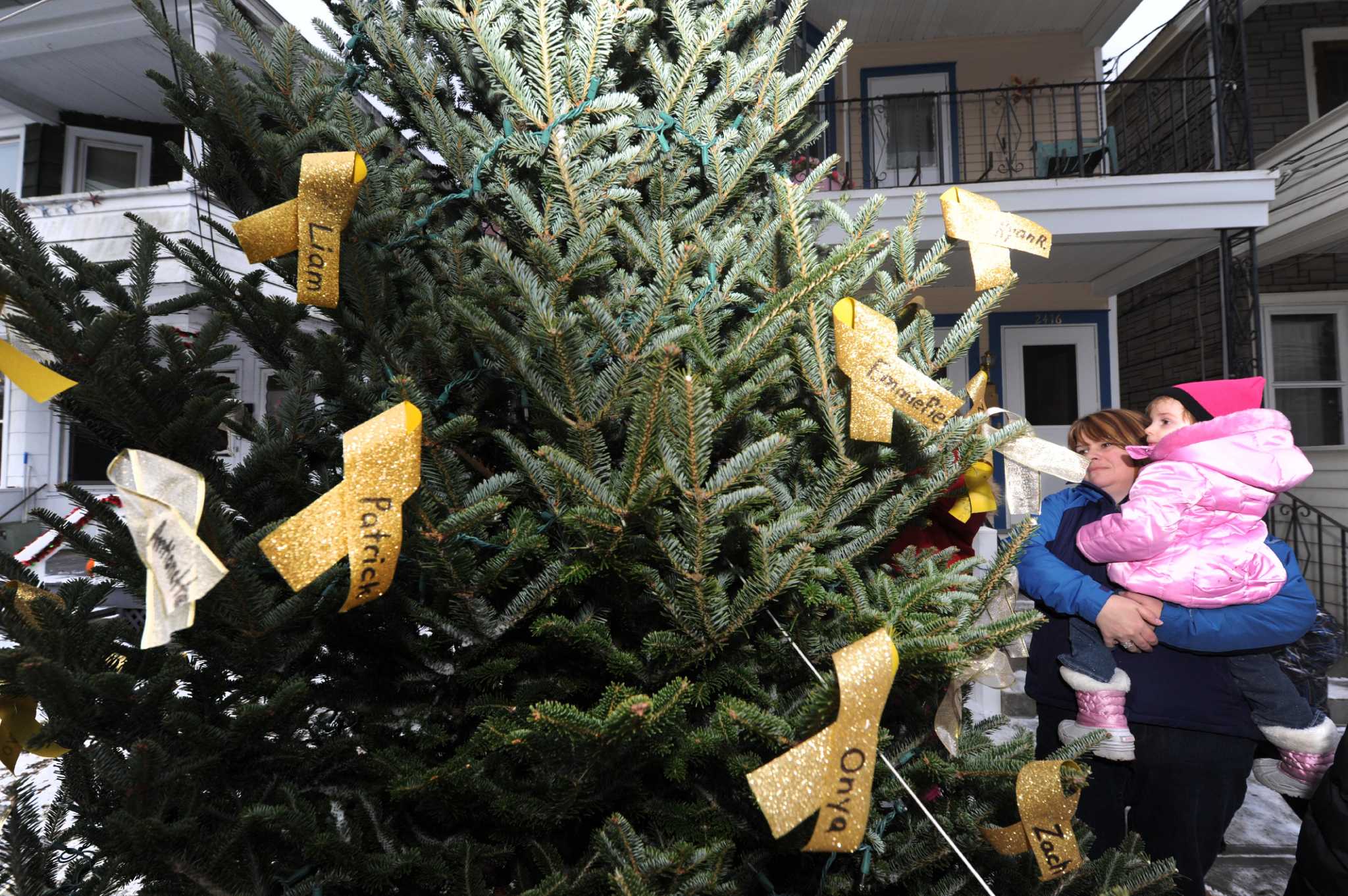 Ribbons celebrate children's courage