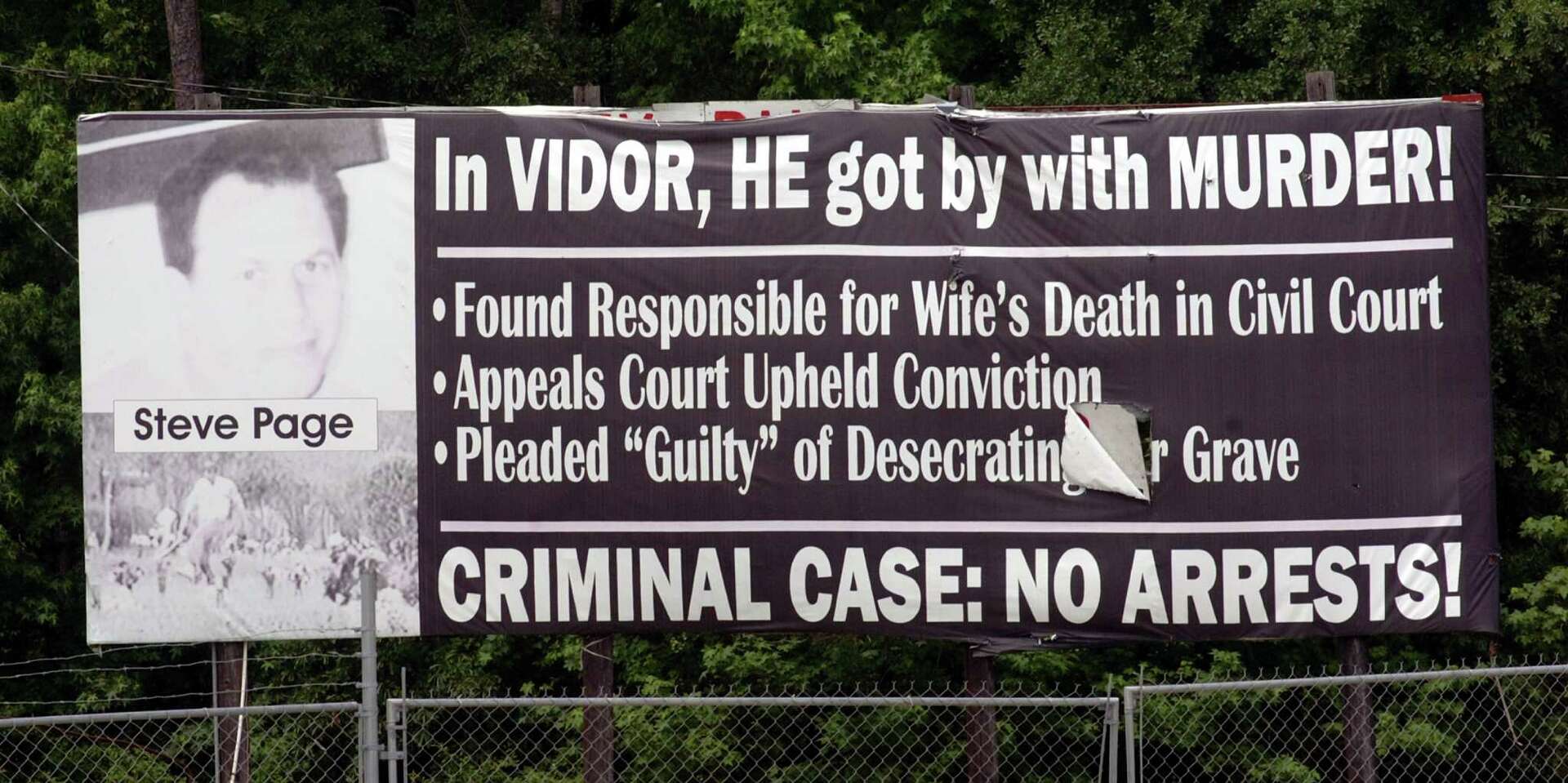 Latest billboard in Kathy Page slaying may cause a double take
